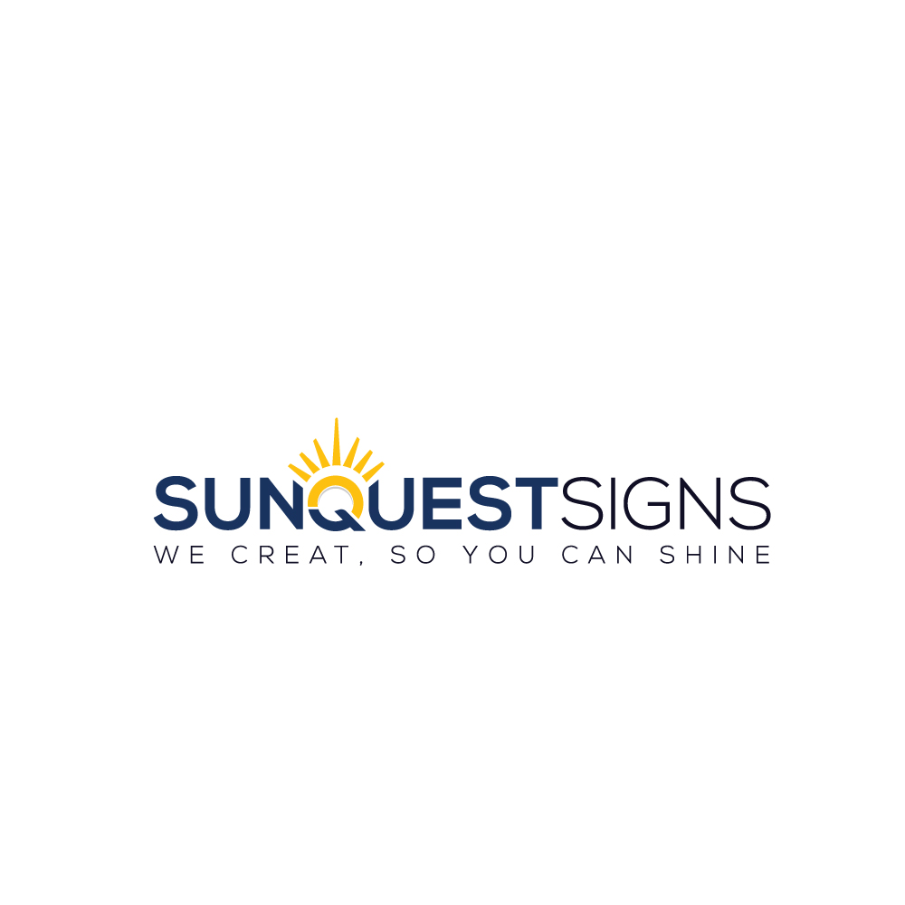 Modern, Professional, Outdoor Sign Logo Design for SUNQUEST SIGNS by ...
