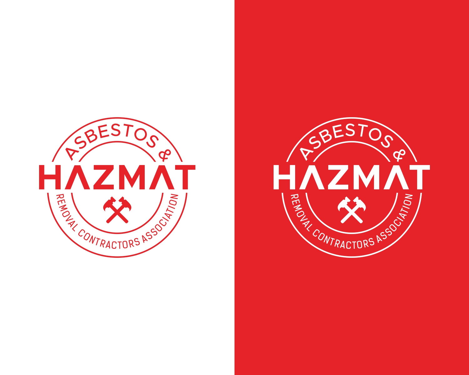 Logo Design for Asbestos & HAZMAT Removal Contractors Association by ...