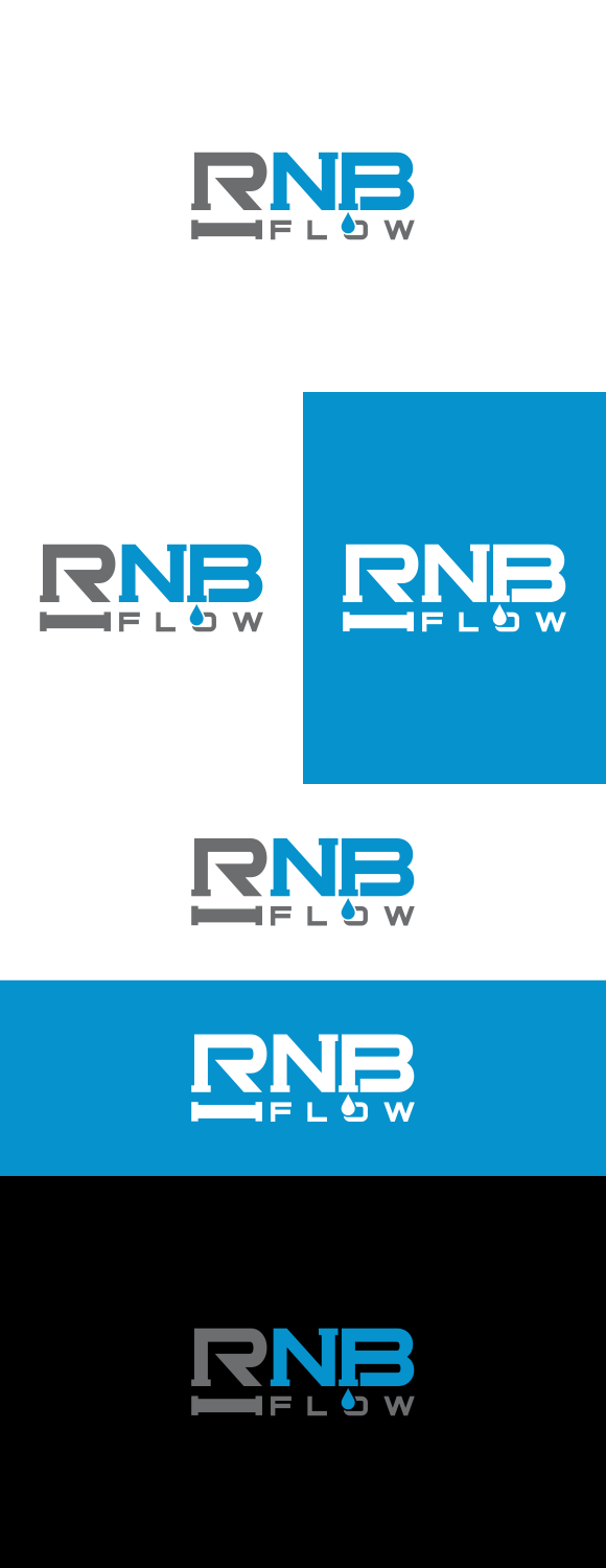 Bold, Modern, Plumbing Logo Design for RNB FLOW by sidiq 4 | Design ...