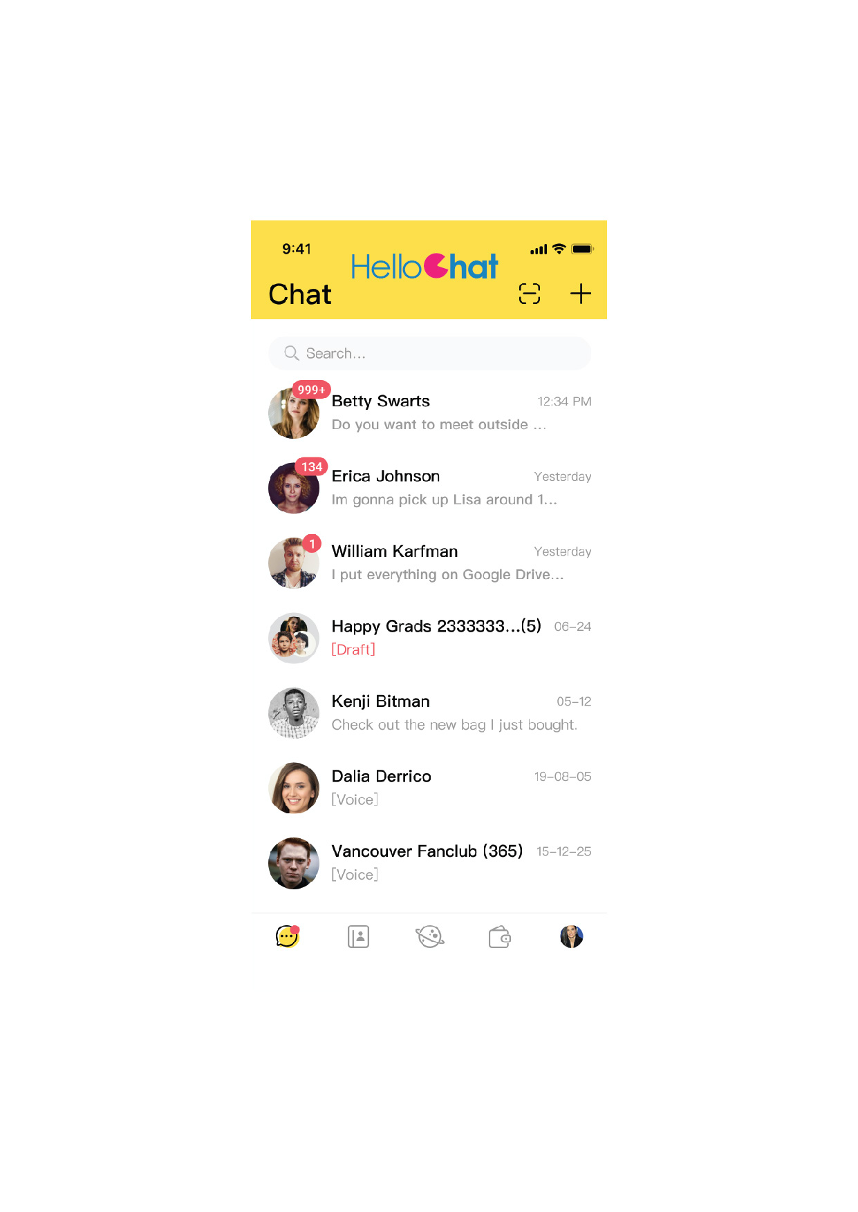 Logo Design for HelloChat by Creative Desk | Design #25415876