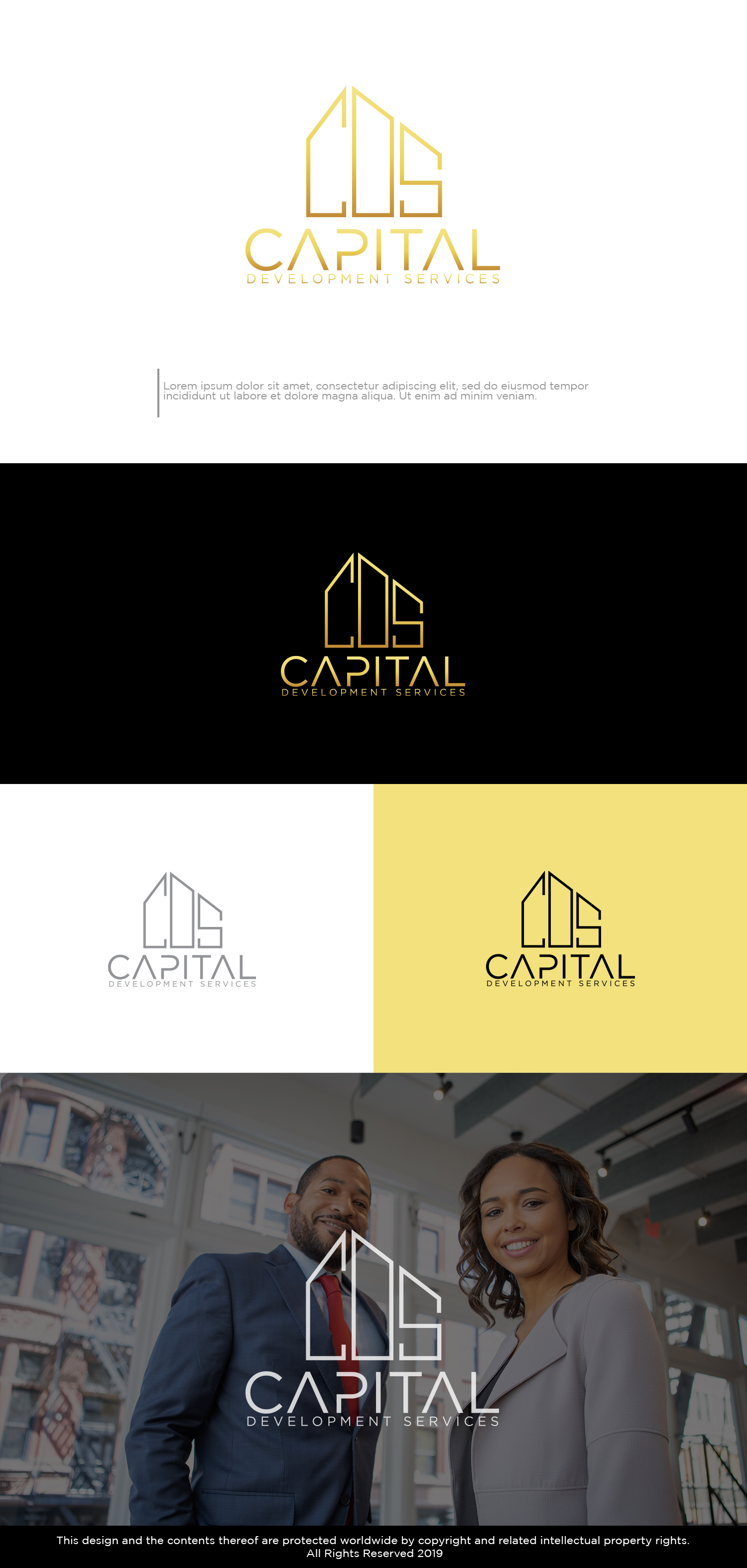 Serious, Professional, Real Estate Development Logo Design for "Capital ...