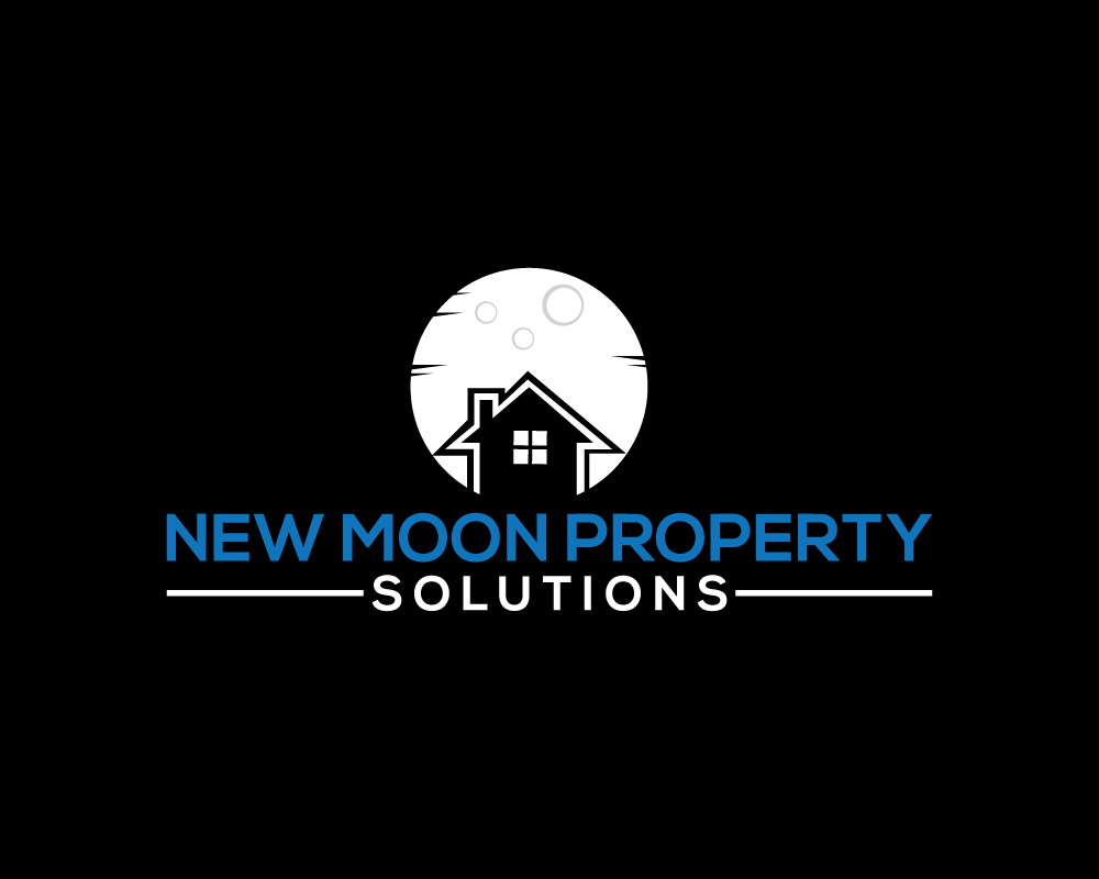 Logo Design for New Moon Property Solutions. by obikhan 2 | Design ...