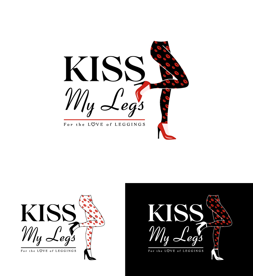 Modern, Professional Logo Design for KISS My Legs For The Love Of ...