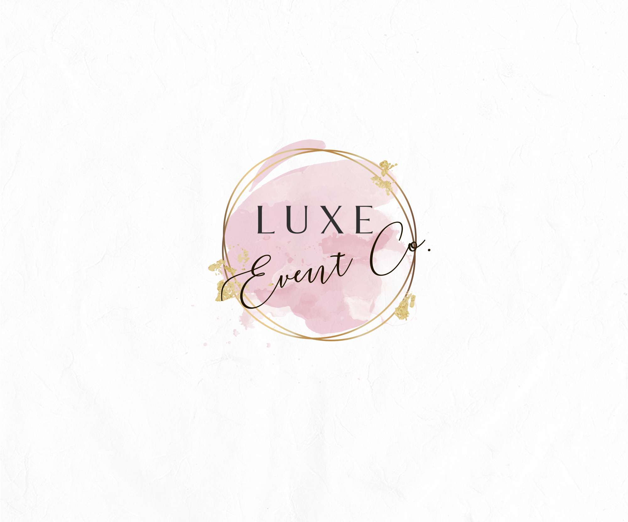 Professional, Serious, Event Planning Logo Design for Luxe Event Co. by ...