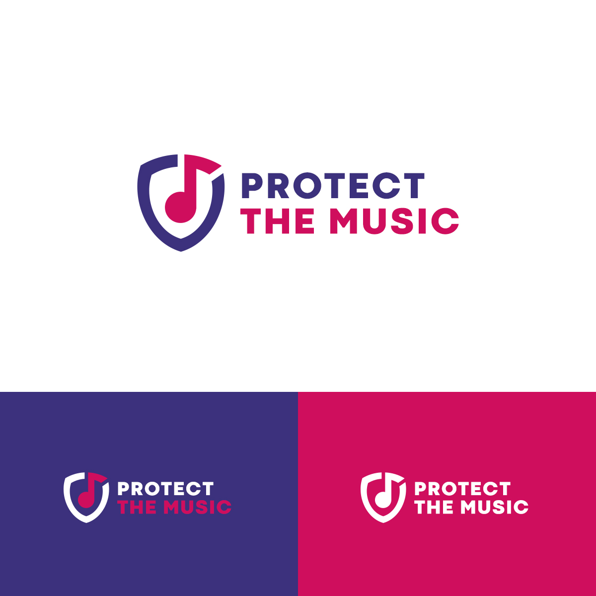 Logo Design for protect the music by Rayn Design | Design #25403458