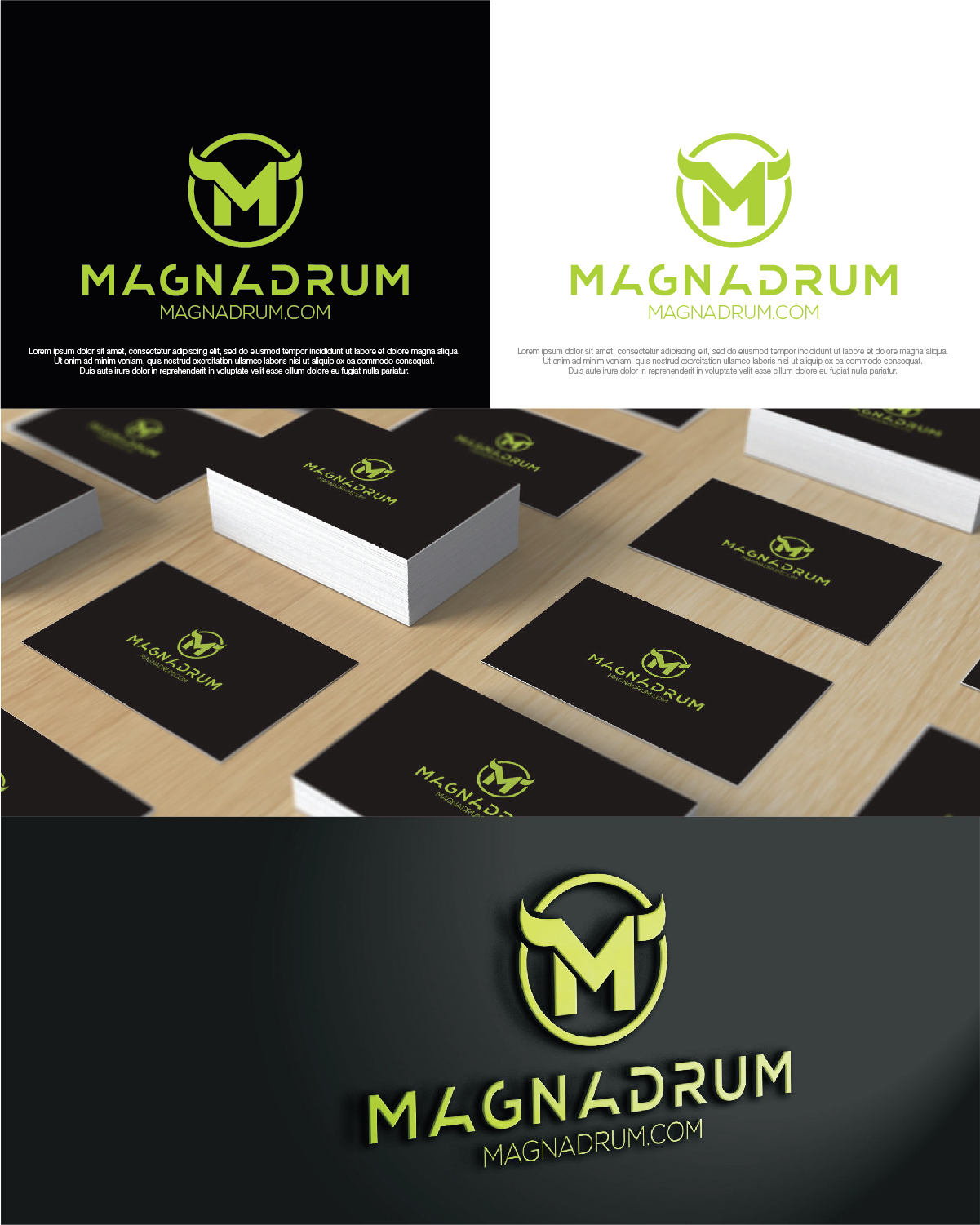Professional, Masculine, Recycling Logo Design for MAGNADRUM or ...