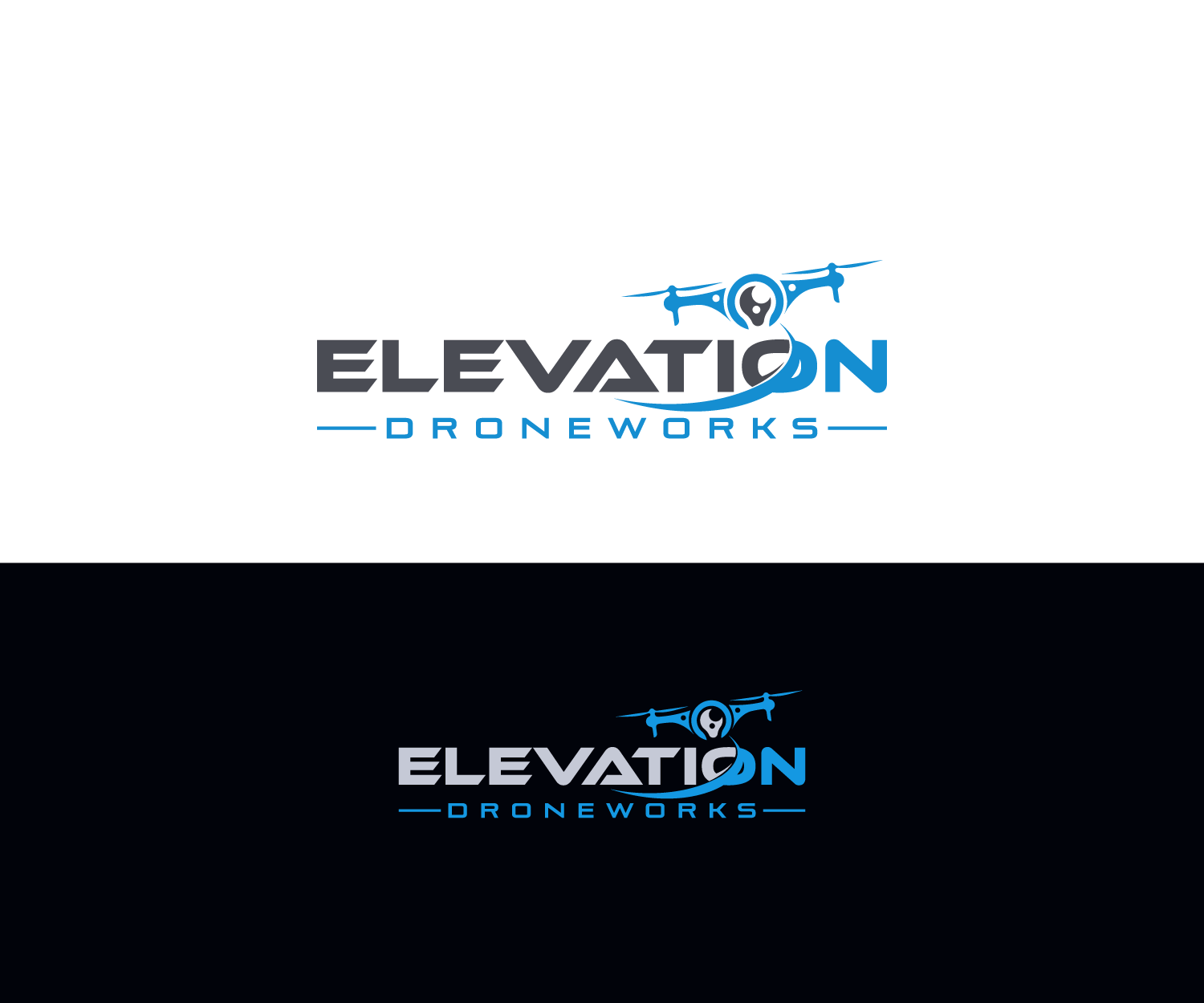 Bold, Serious Logo Design for Elevation Droneworks by anico | Design #25407022