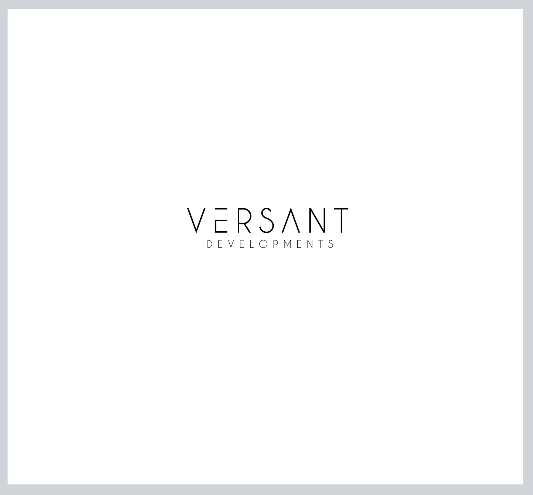 Elegant, Serious, Real Estate Development Logo Design for Versant ...