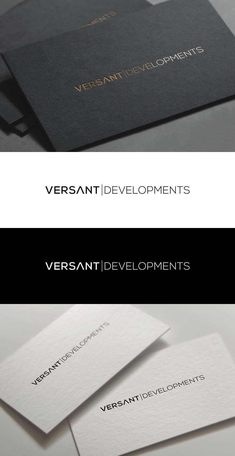 Elegant, Serious, Real Estate Development Logo Design for Versant ...