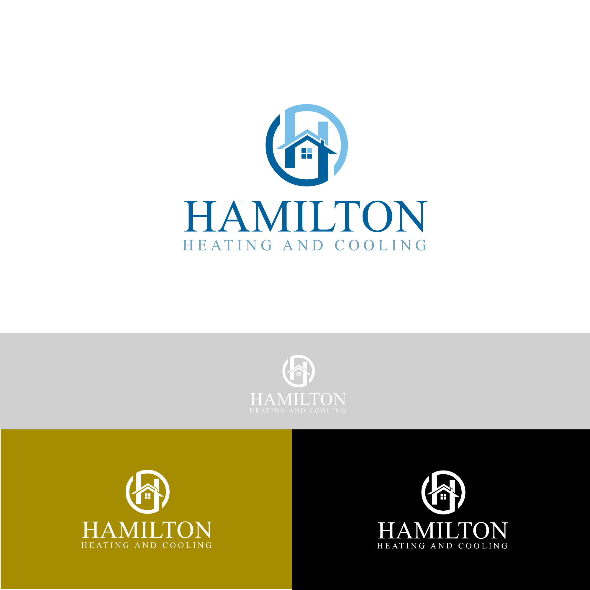 Bold, Playful, Hvac Logo Design for Hamilton Heating and Cooling by S.N ...