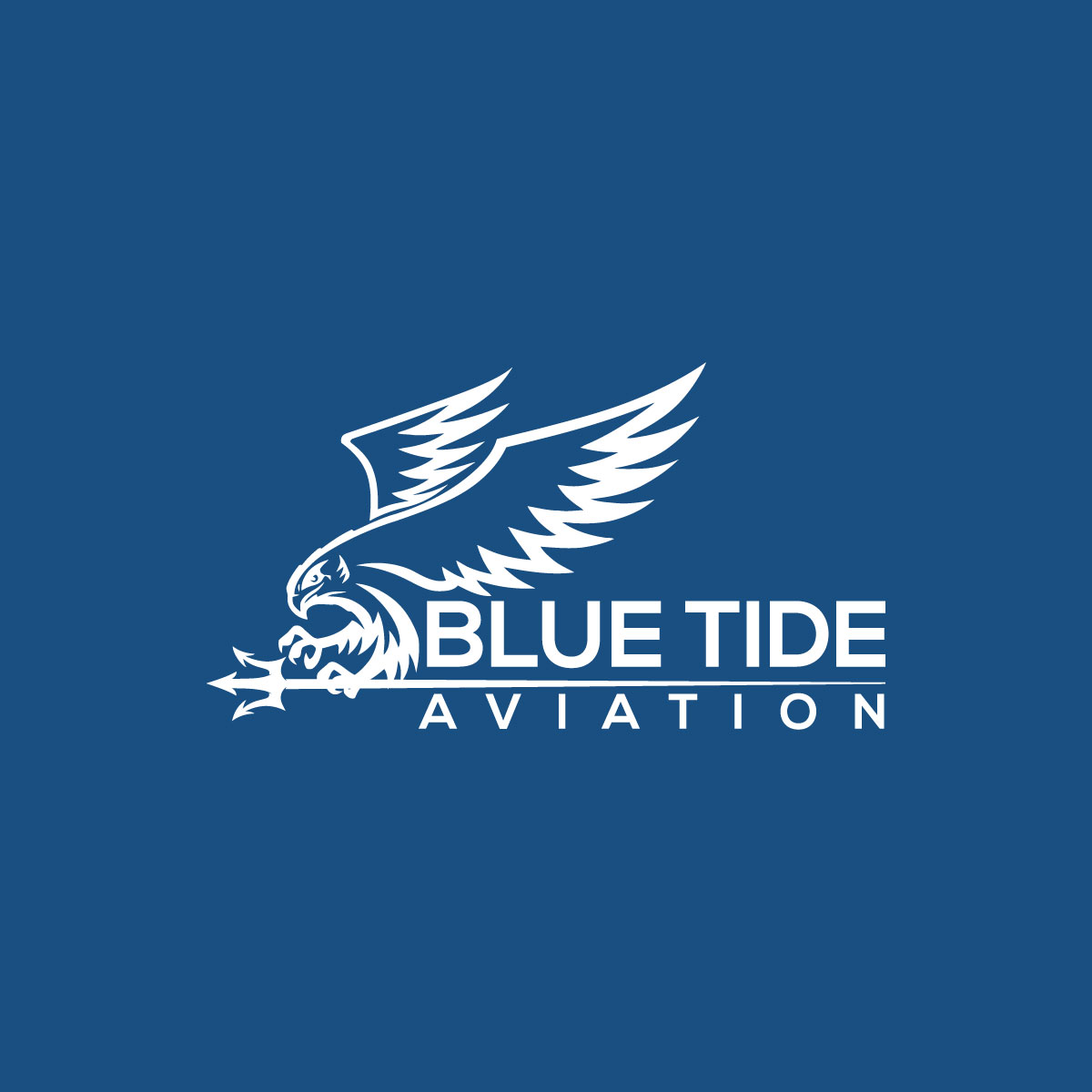 Bold, Serious Logo Design for BLUE TIDE AVIATION by Rosalia ...