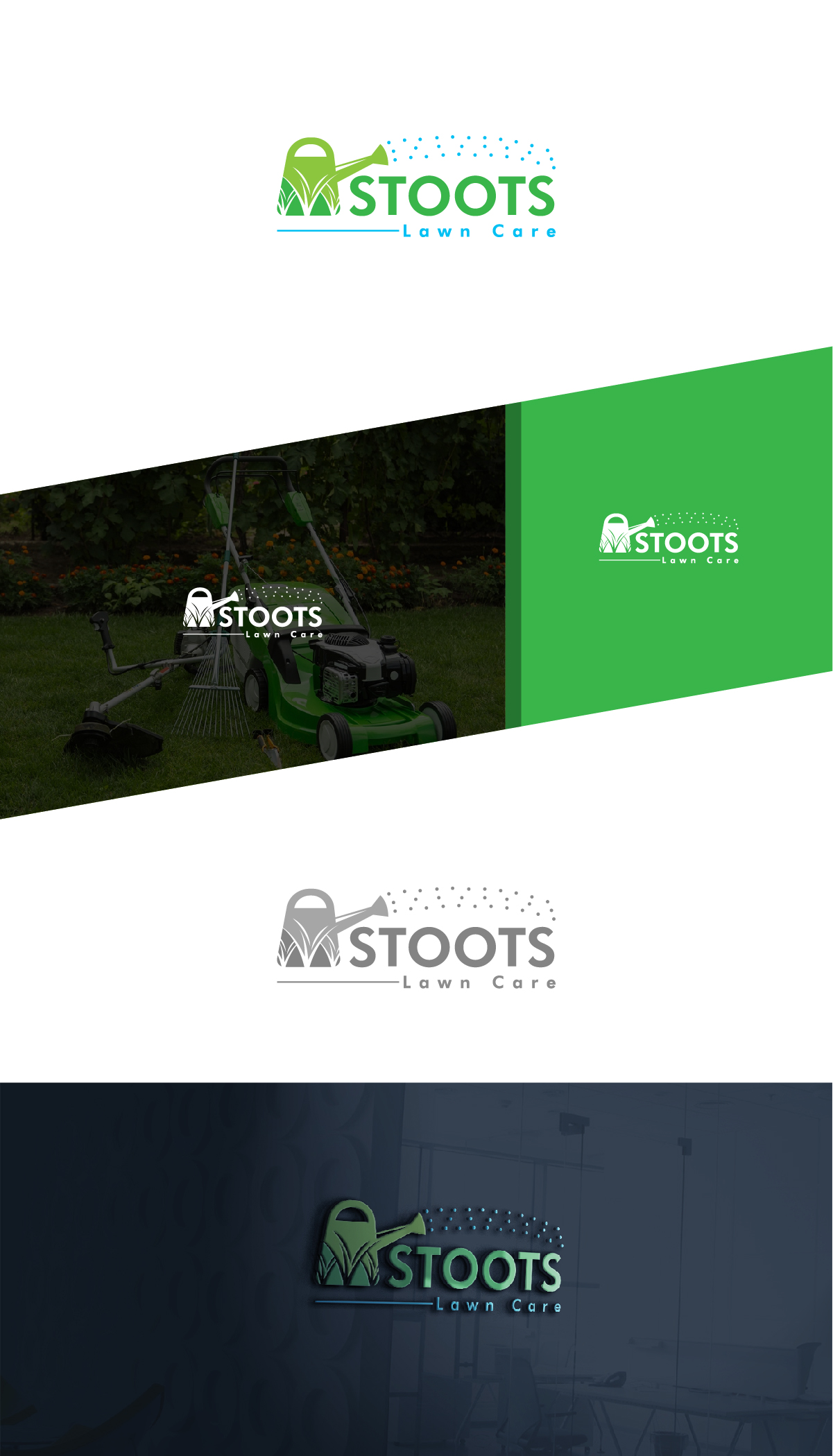 Bold, Modern, Lawn Care Logo Design for Stoots Lawn Care by ...