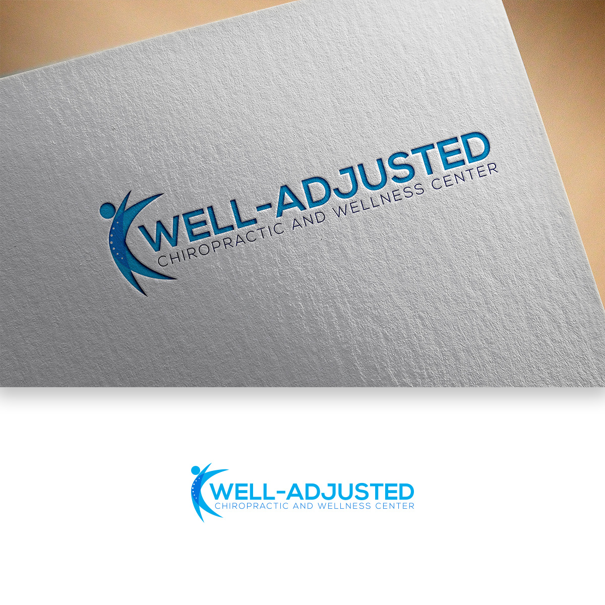 Bold, Serious, Chiropractor Logo Design for Well-Adjusted Chiropractic ...
