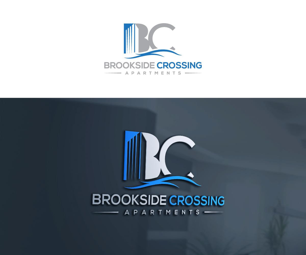 Logo Design for Brookside Crossing Apartments by BabAgori | Design ...