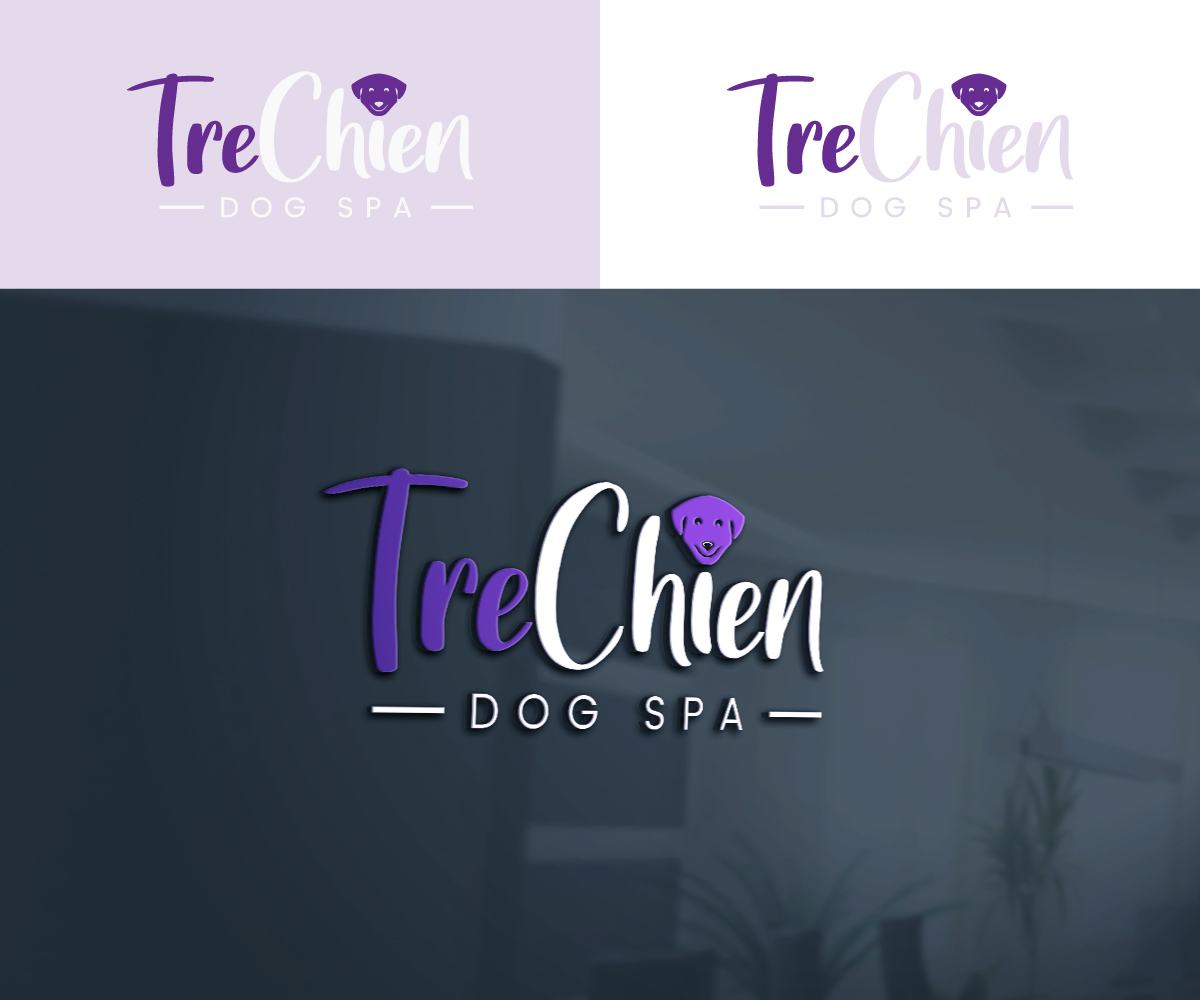 Modern, Professional, Pet Care Logo Design for TreChien Dog Spa by ...