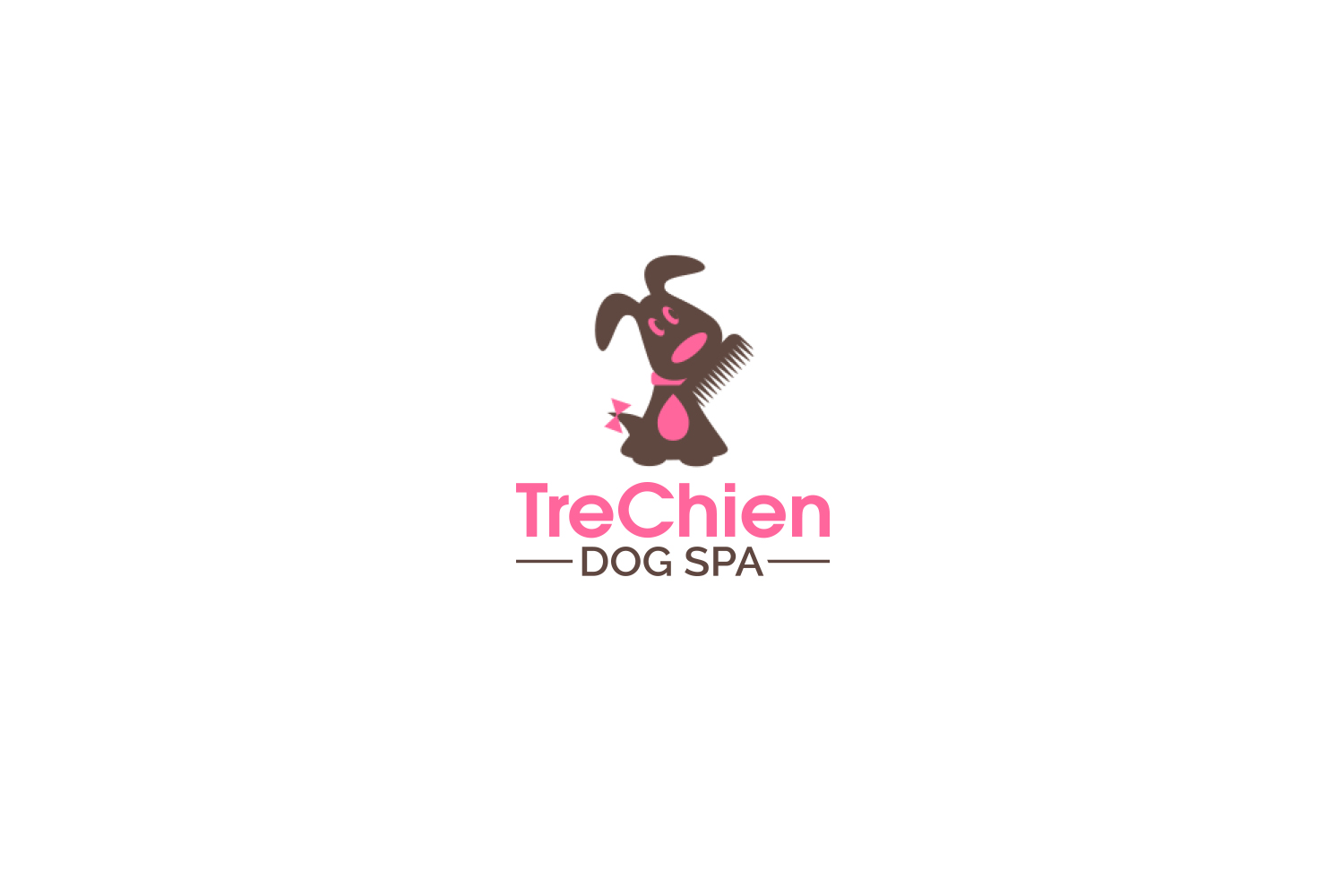 Modern, Professional, Pet Care Logo Design for TreChien Dog Spa by ...