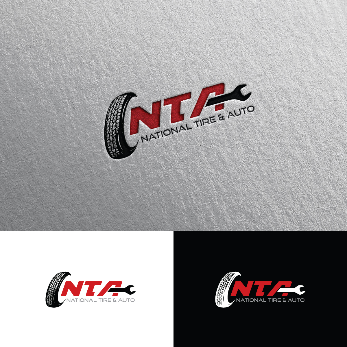 Logo Design for NTA National Tire & Auto by Rii | Design #25463506