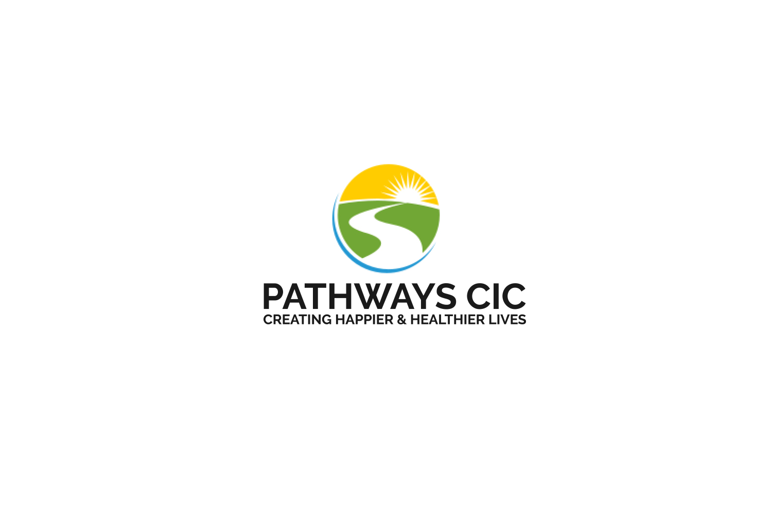 Logo Design for Pathways CIC - Creating happier & healthier lives by ...