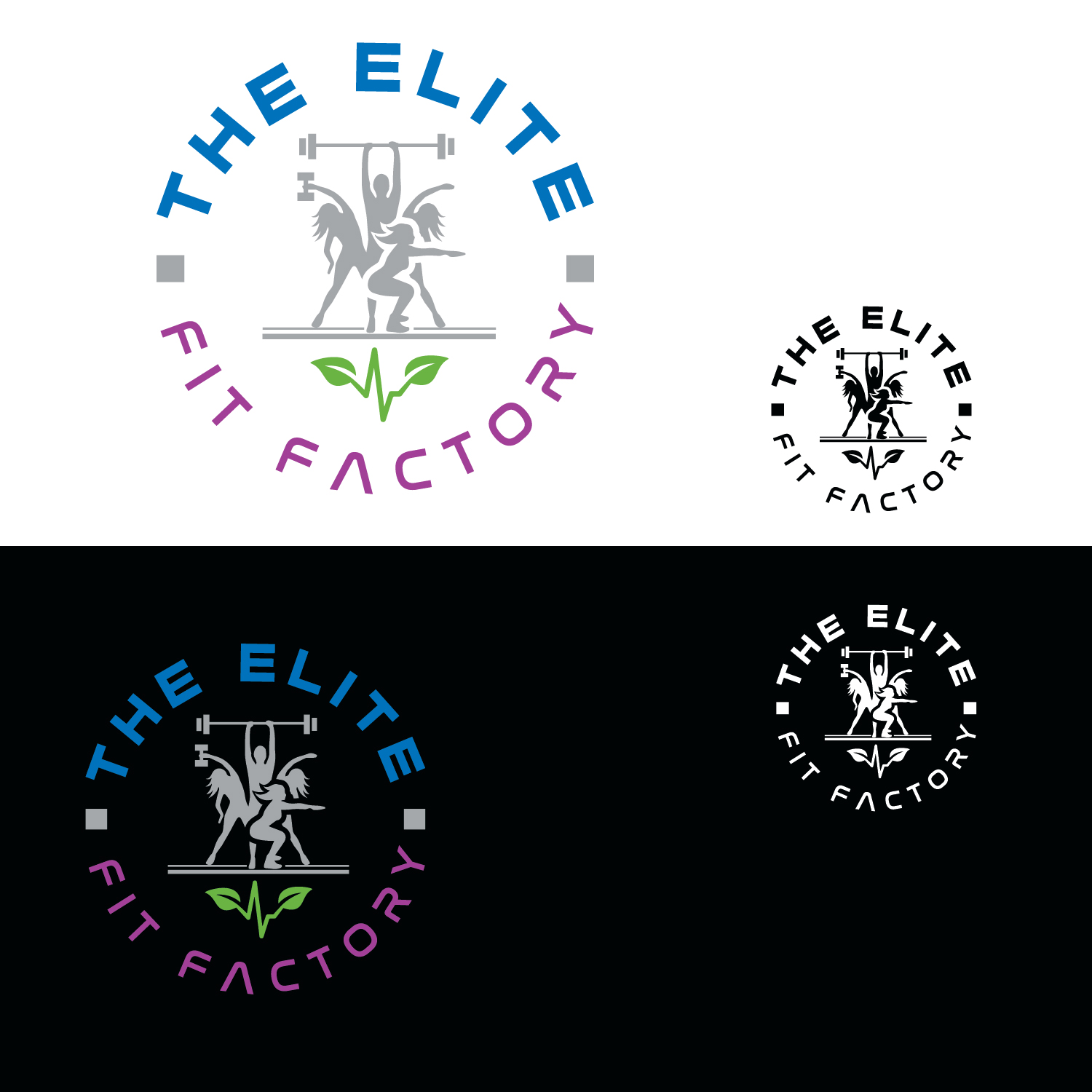 Health And Wellness Logo Design for The Elite Fit Factory by ...