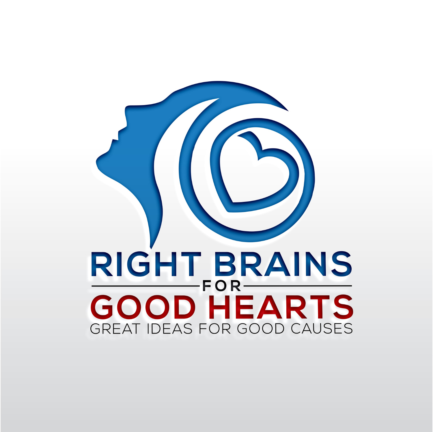 Traditional, Bold, Non Profit Logo Design for RIGHT BRAINS for GOOD ...