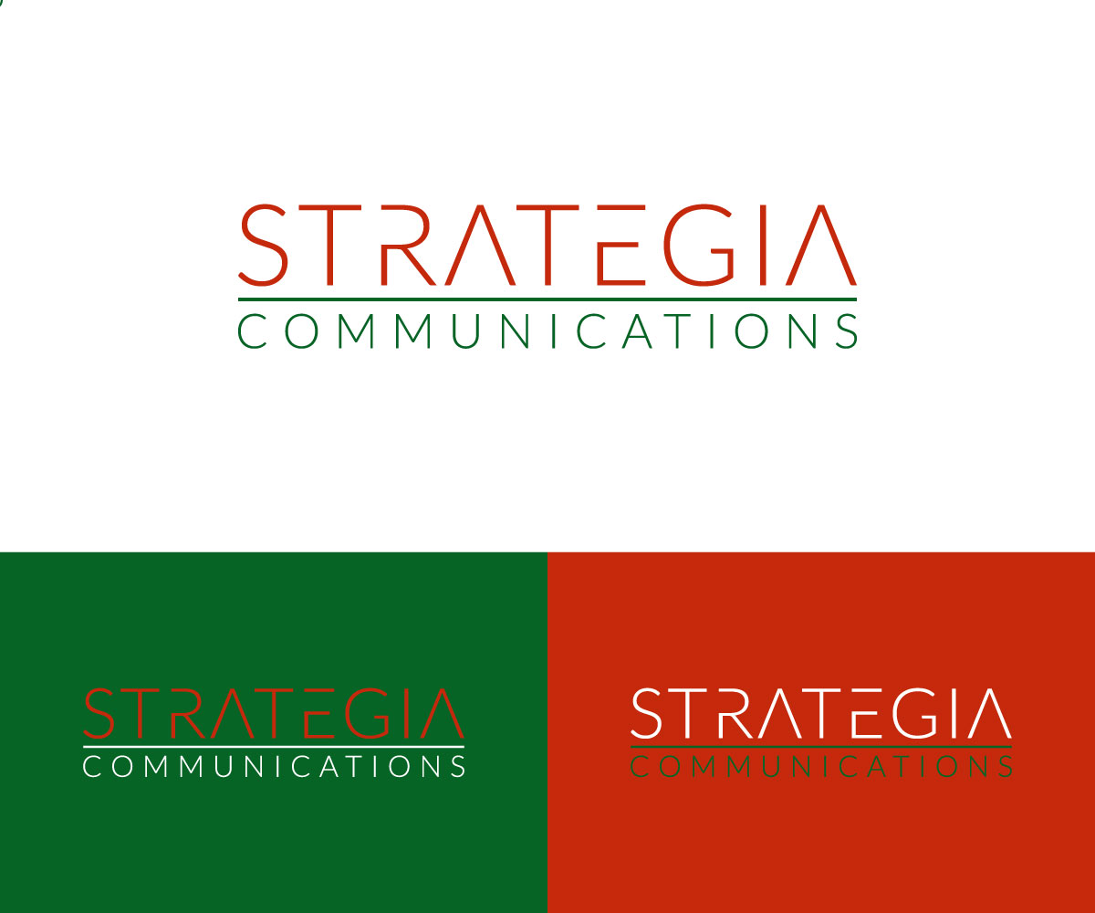 Professional, Upmarket, Communications Logo Design for Strategia by ...