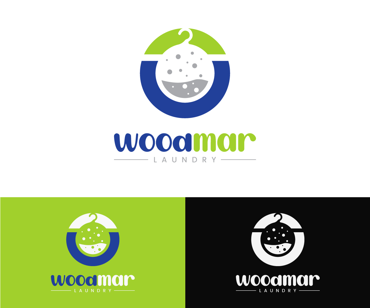 Playful, Colorful, Laundromat Logo Design for Woodmar Laundry by ...