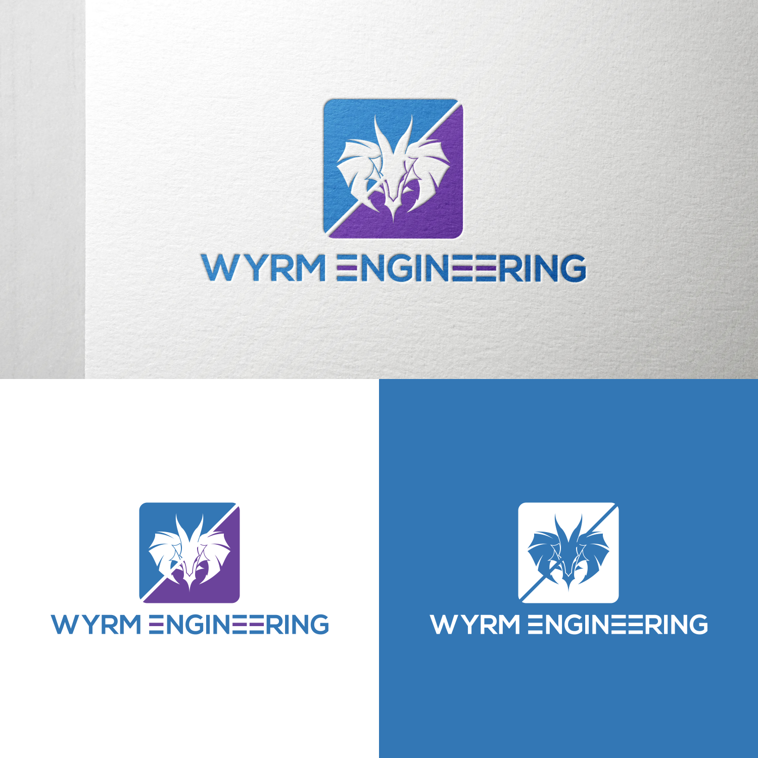 Bold, Modern Logo Design for Wyrm Engineering by mbah sanem | Design ...
