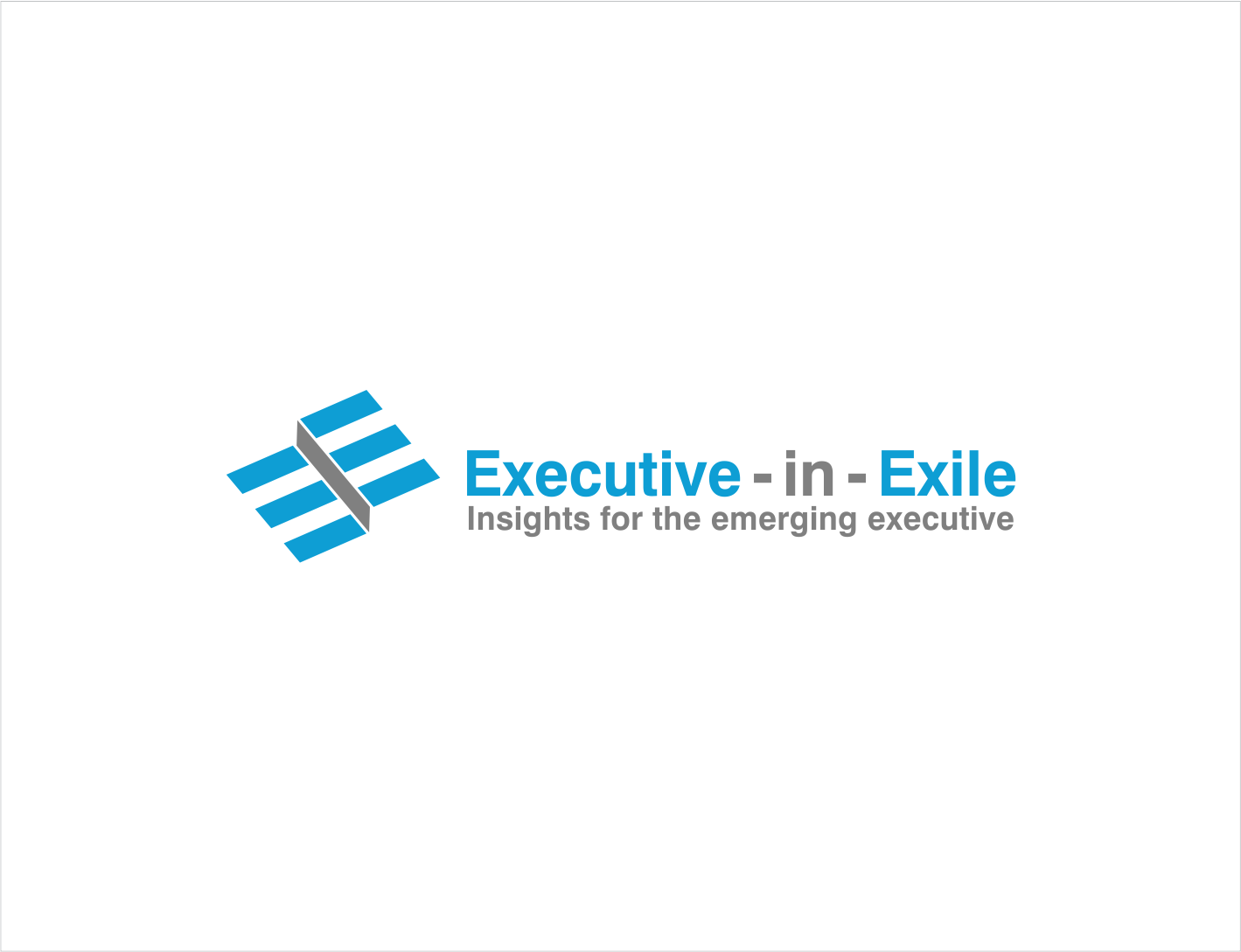 Upmarket, Serious Logo Design for Executive - in - Exile [the tag line ...
