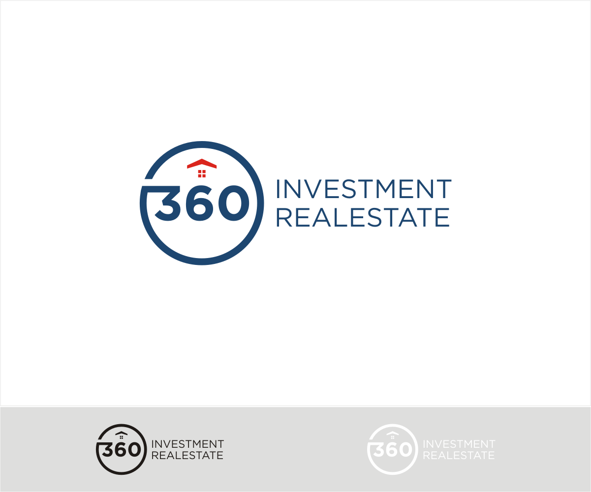 Feminine, Colorful, Real Estate Logo Design for 360 investment ...