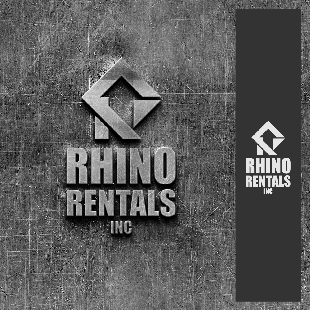 Logo Design for Rhino Rentals Inc by nexxes | Design #25571145