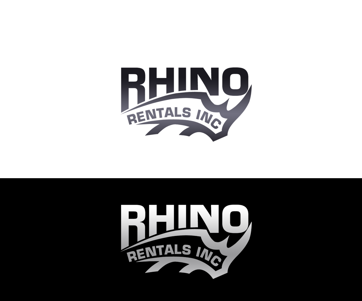 Logo Design for Rhino Rentals Inc by drekkk | Design #25582956