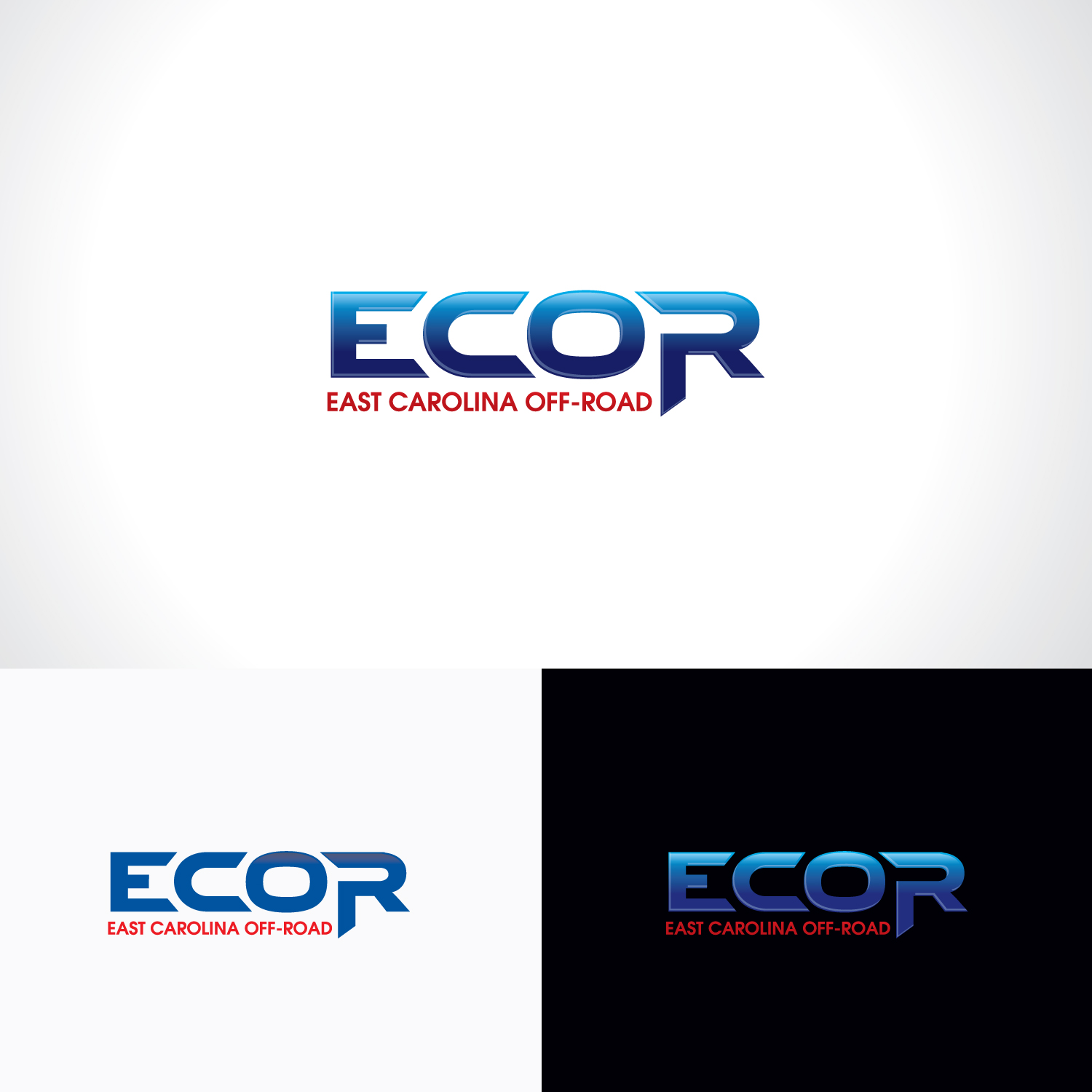 Atrevido, Moderno Diseño de Logo for ECOR, East Carolina Off-Road por ...
