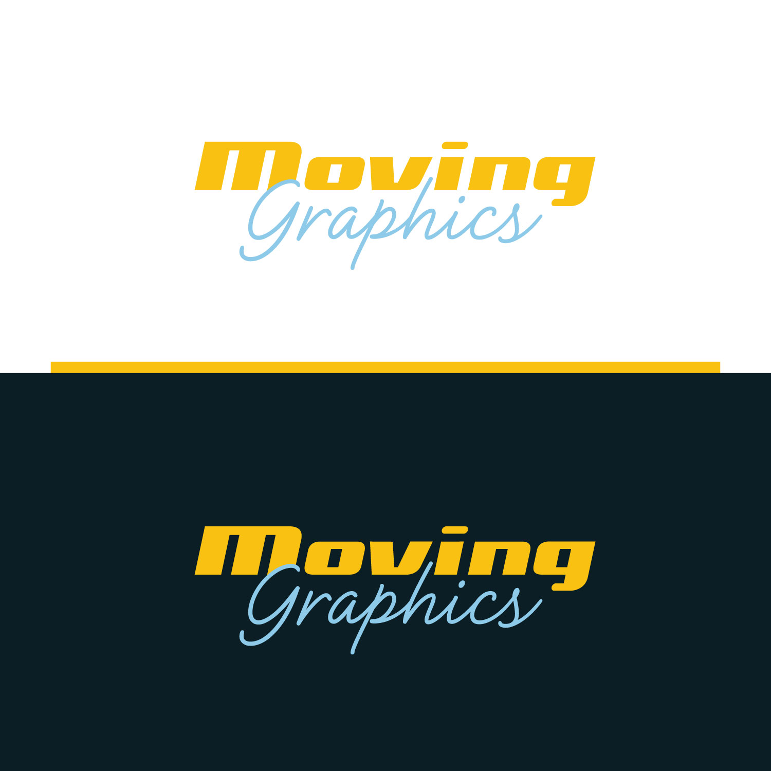 Bold, Serious Logo Design for Moving Graphics by FourtuneDesign ...