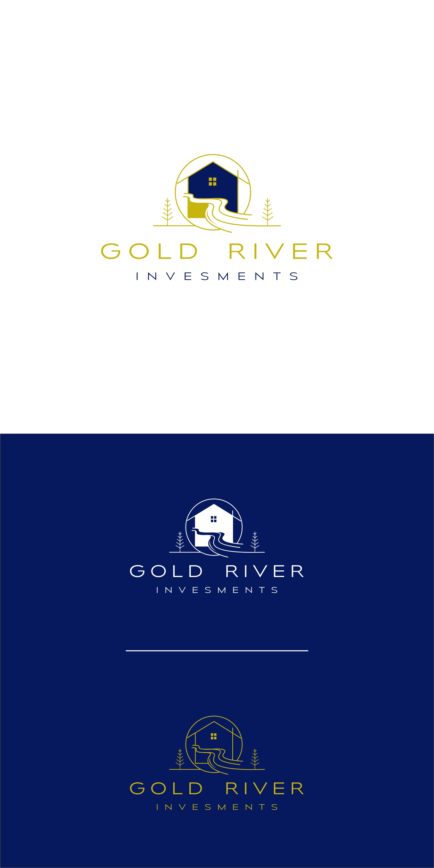 Serious, Professional Logo Design for Gold River Invesments by GVisions ...