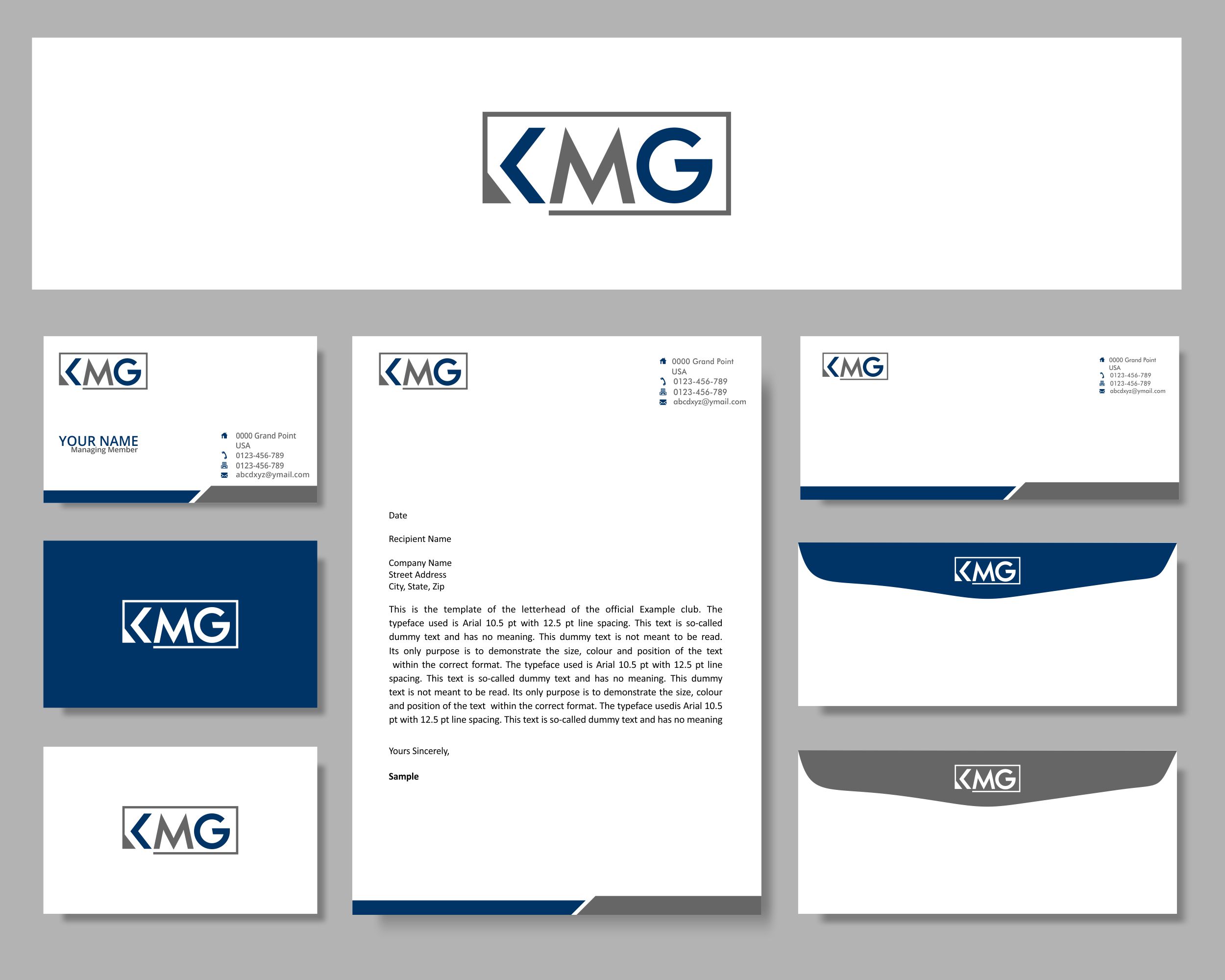 Bold, Playful Logo Design for KMG by Apple Dsigner | Design #25622581