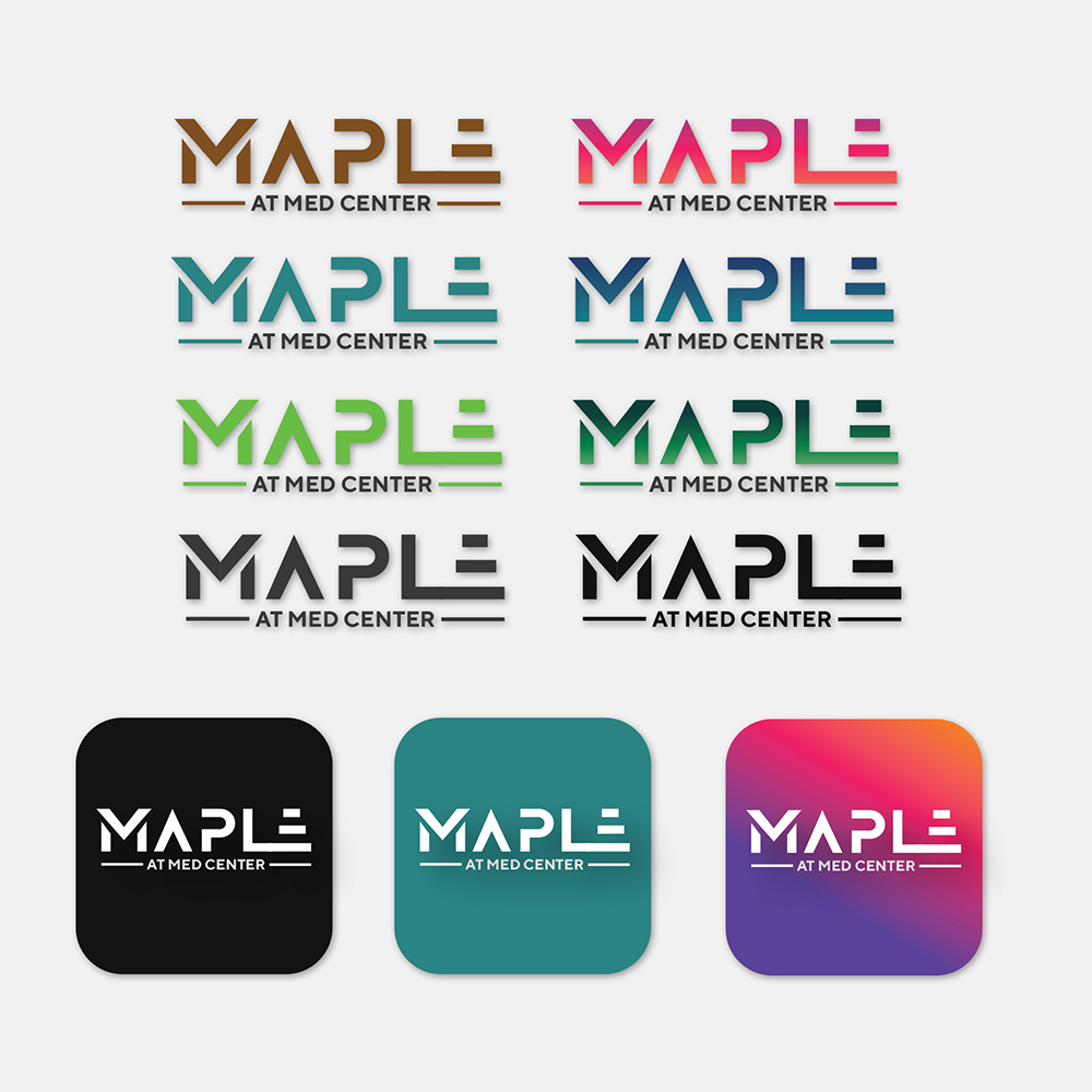 Serious, Bold Logo Design for "Maple at Med Center" by IdentsArt ...