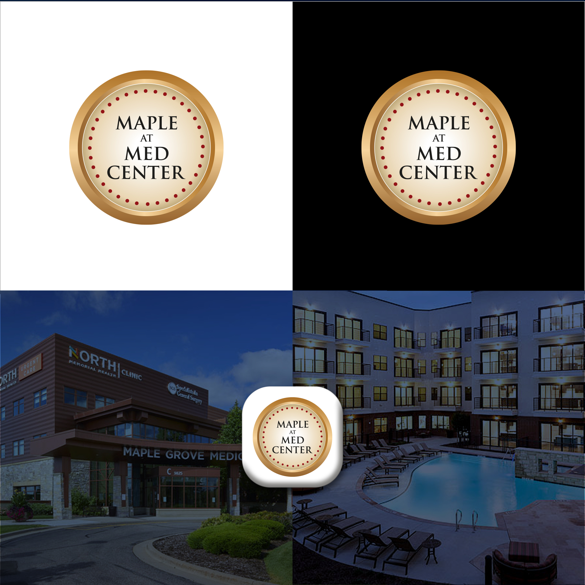 Serious, Bold Logo Design for "Maple at Med Center" by Dream to Design ...