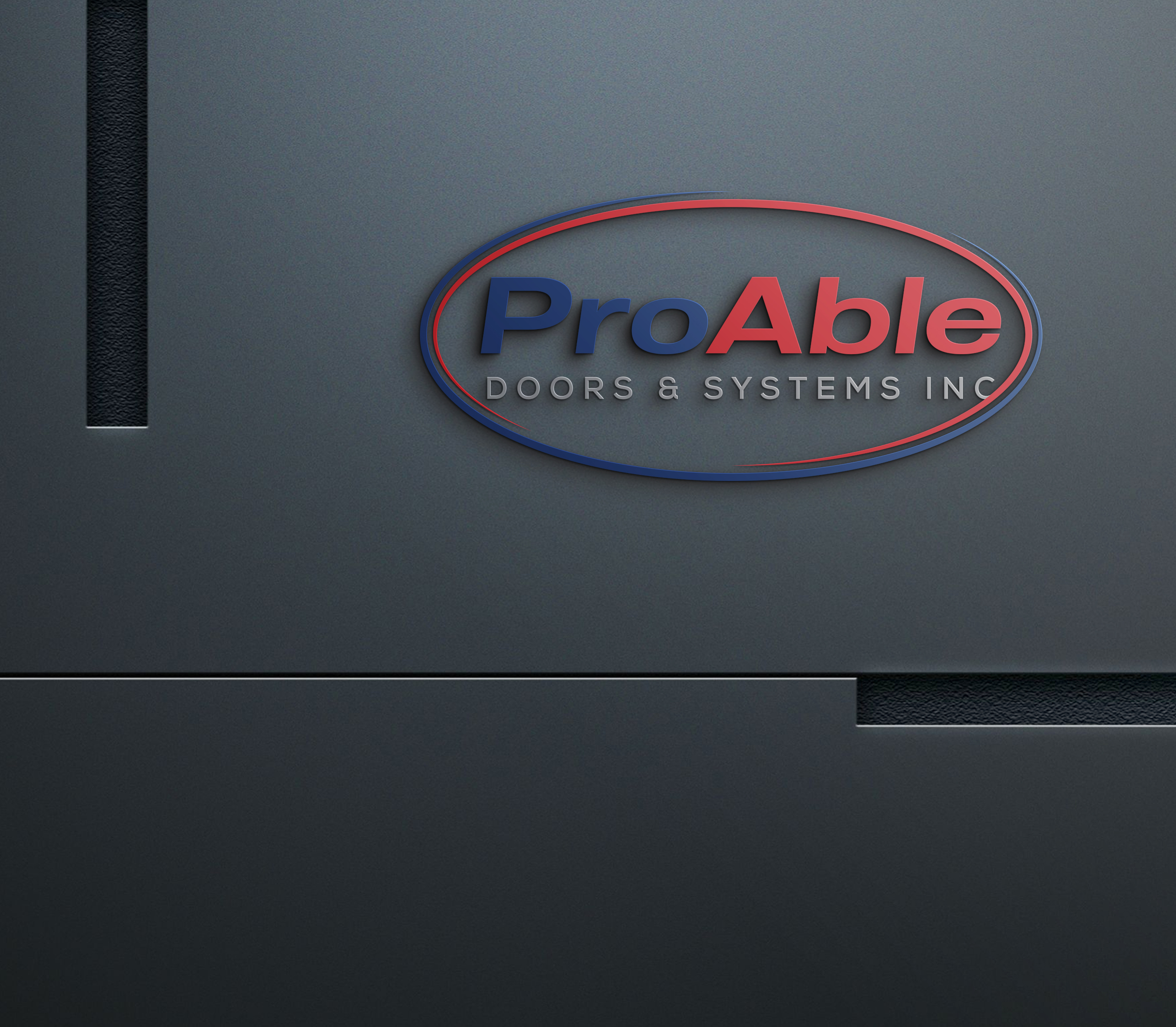 Logo Design for ProAble Doors & Systems Inc. by Morente | Design #25668412