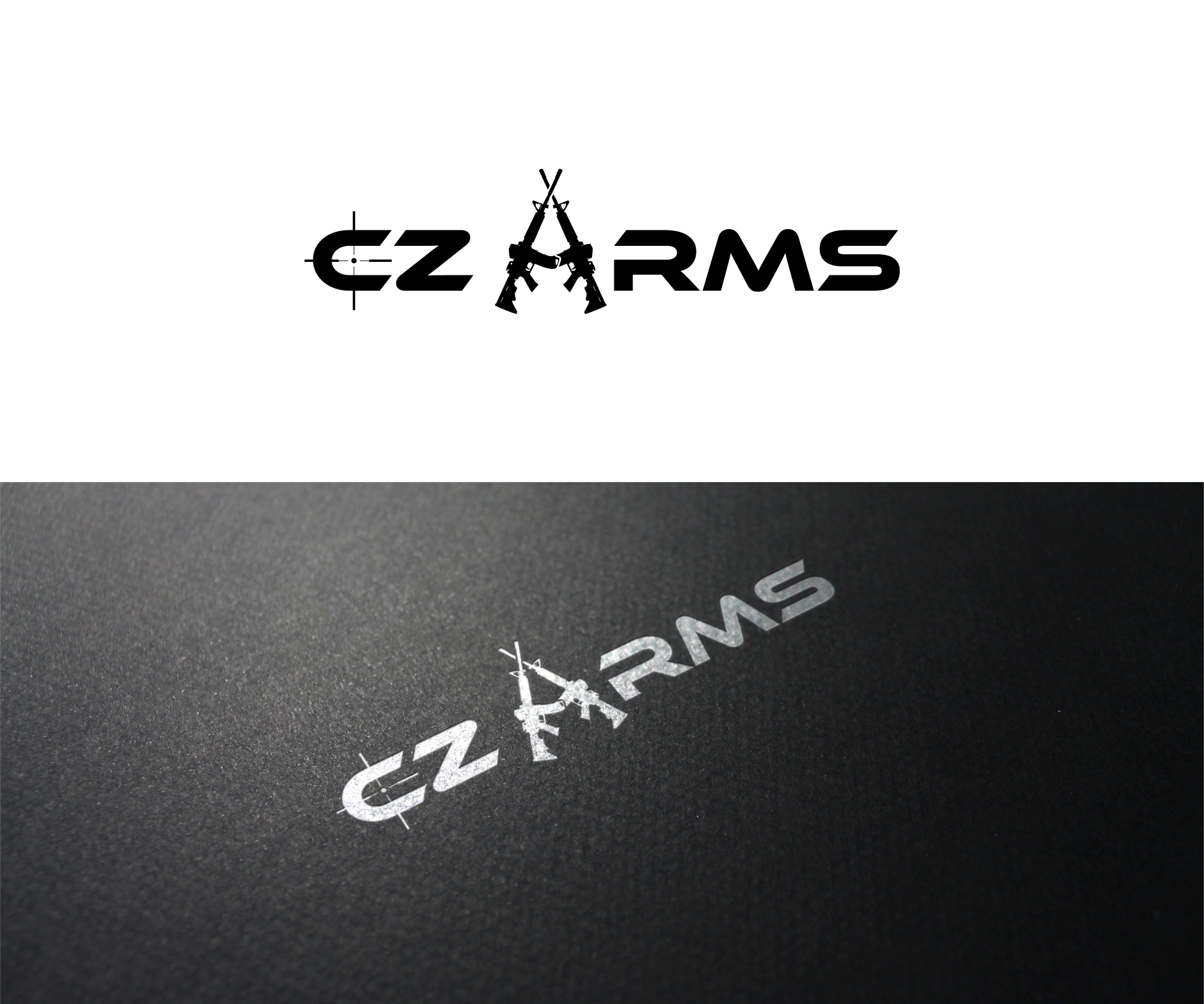 Logo Design for CZ ARMS by Zeph Design | Design #25665640