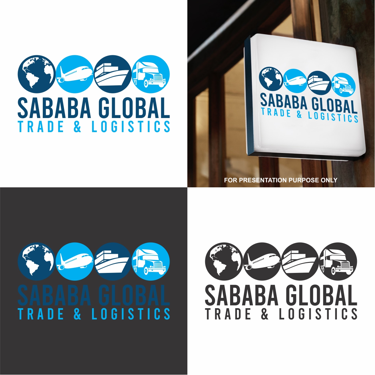 Logo Design for Sababa Global Trade & Logistics by papamnoguera ...