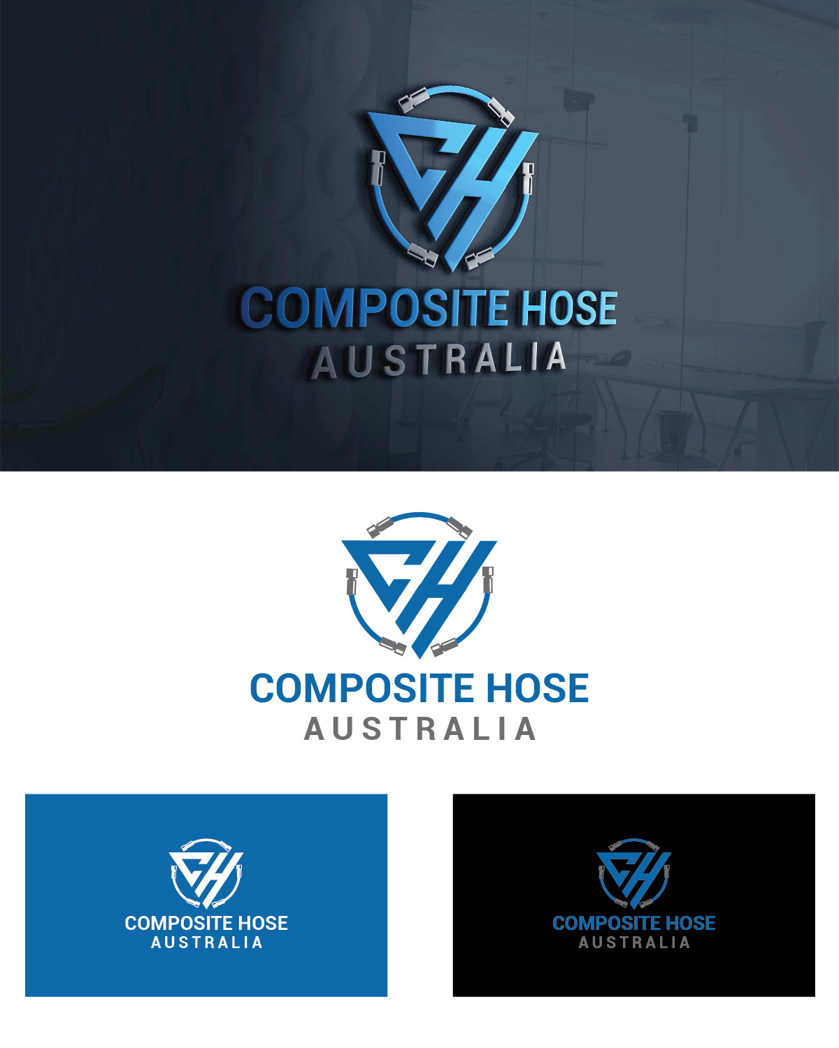 Logo Design for Composite Hose Australia by Isnah Logo | Design #25670297