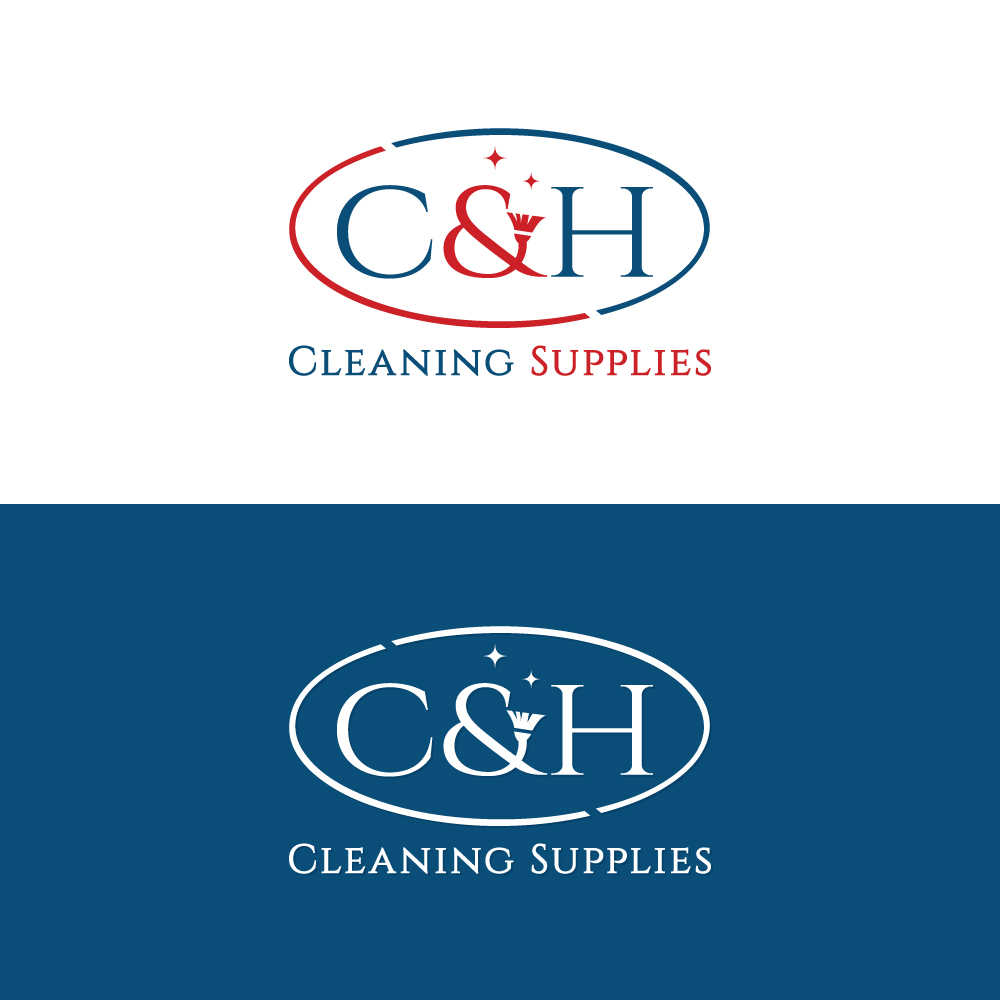 Colorful, Elegant, Cleaning Product Logo Design for C&H Cleaning ...