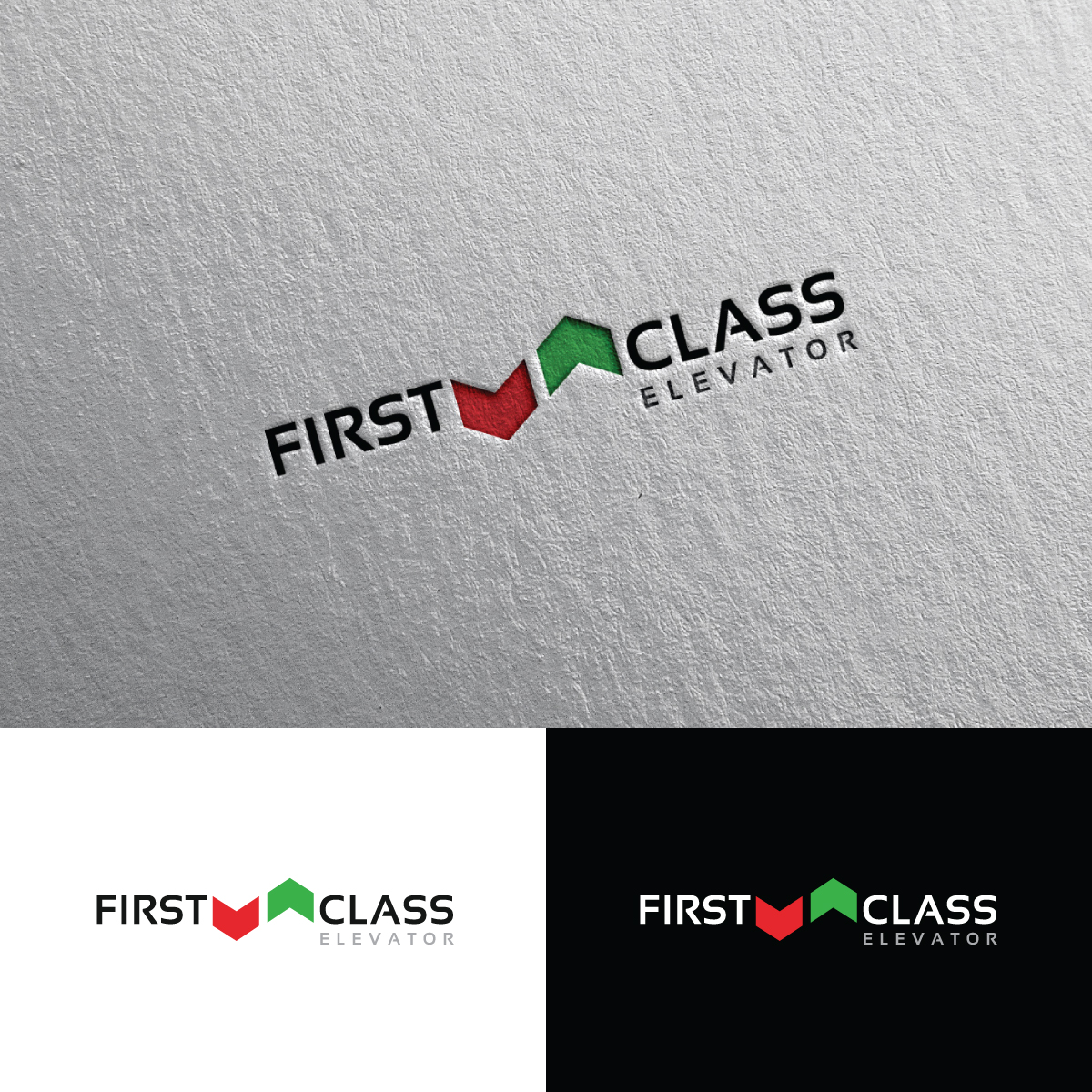 Logo Design for First Class Elevator by Rii | Design #25678690