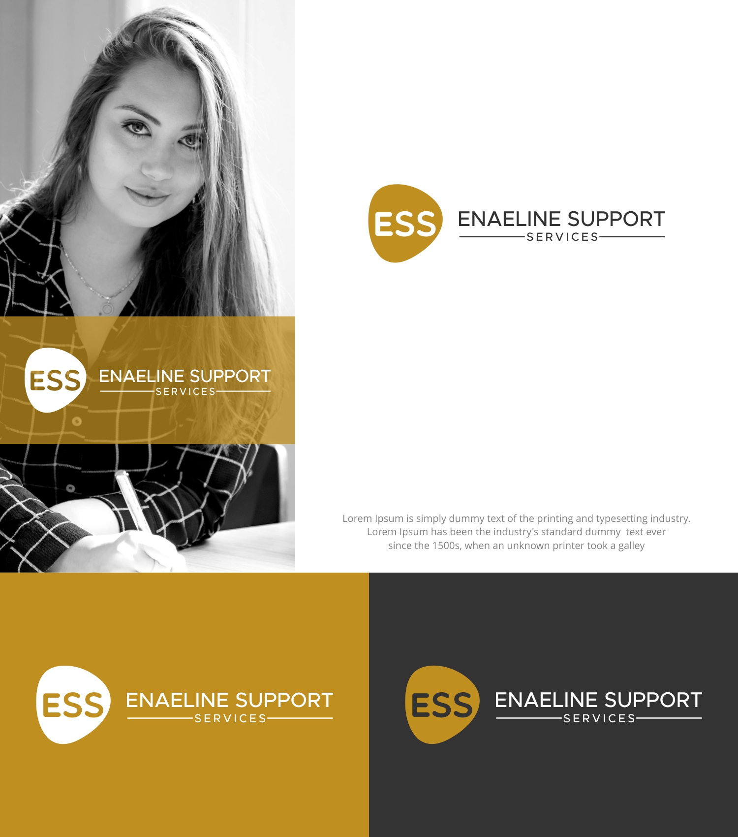 Logo Design for Enaeline Support Services by CIG Designer | Design ...
