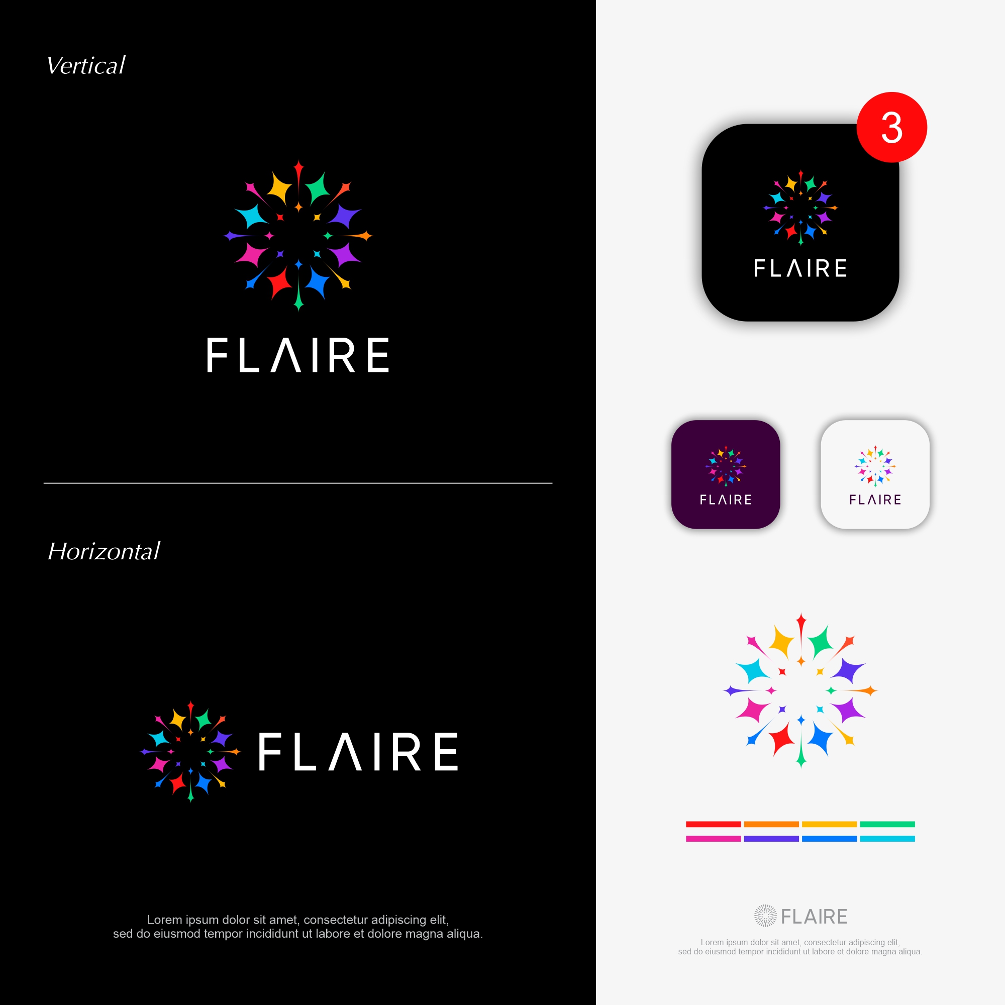 Personable, Playful Logo Design for Flaire by Alexturner | Design #25732875