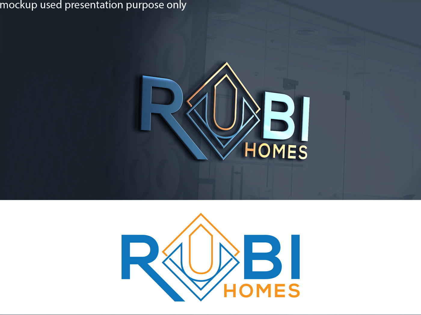 Logo Design for Rubi Homes by Rubia@ | Design #25718438