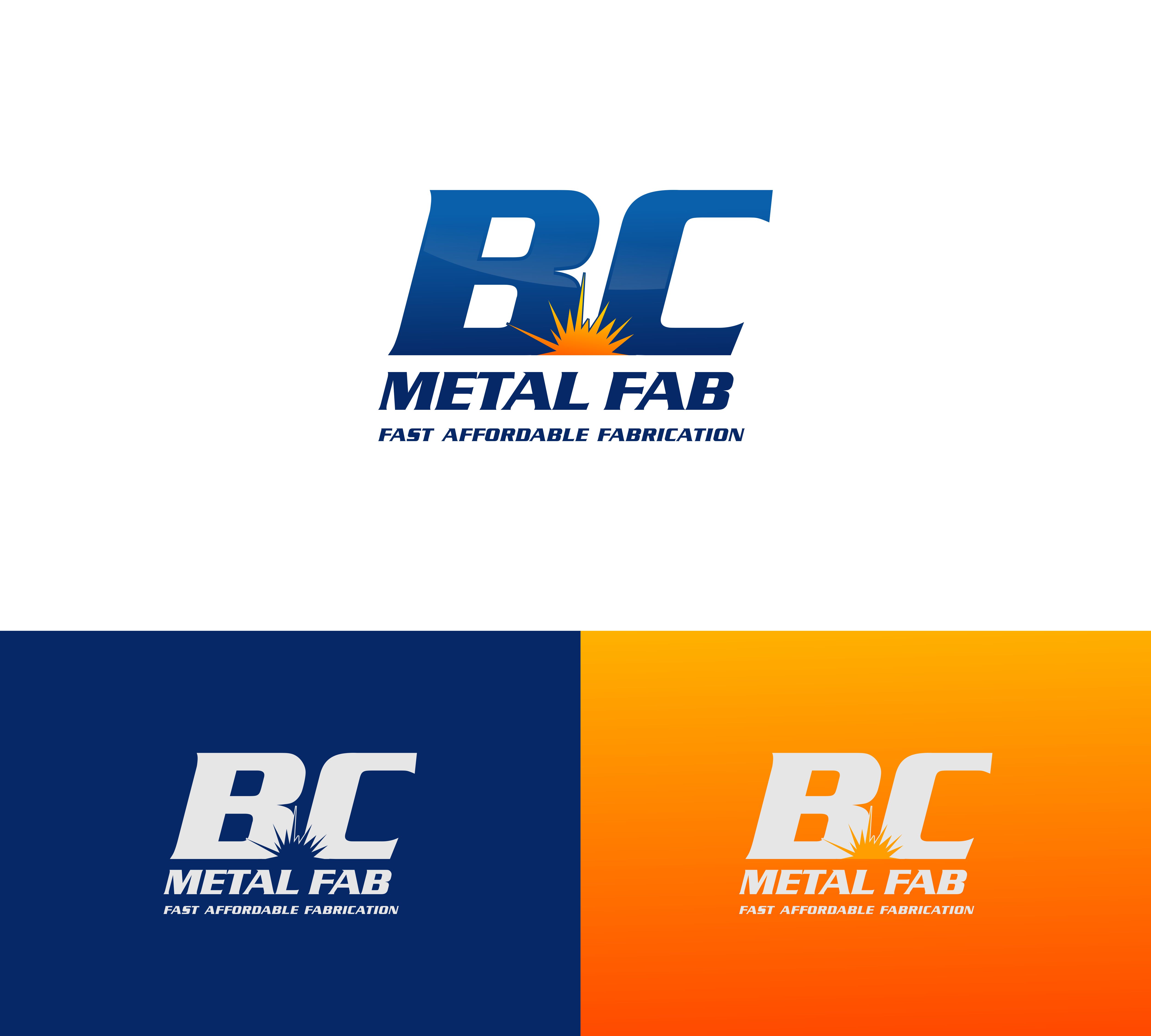 Serious, Masculine, Manufacturing Logo Design for BC Metal Fab by V ...