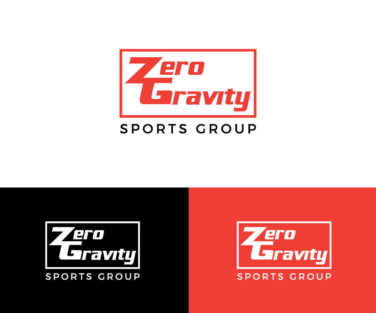 Modern, Elegant Logo Design for Zero Gravity Sports Group by Morente ...