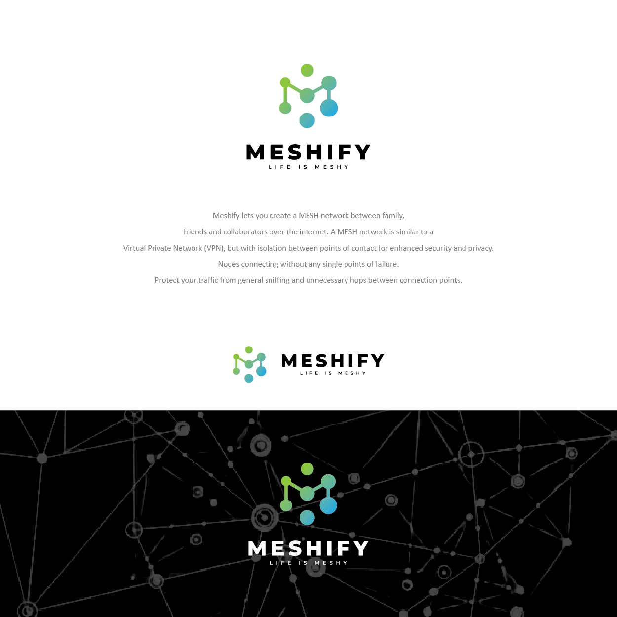 Modern, Upmarket, Information Technology Logo Design for Life is Meshy ...