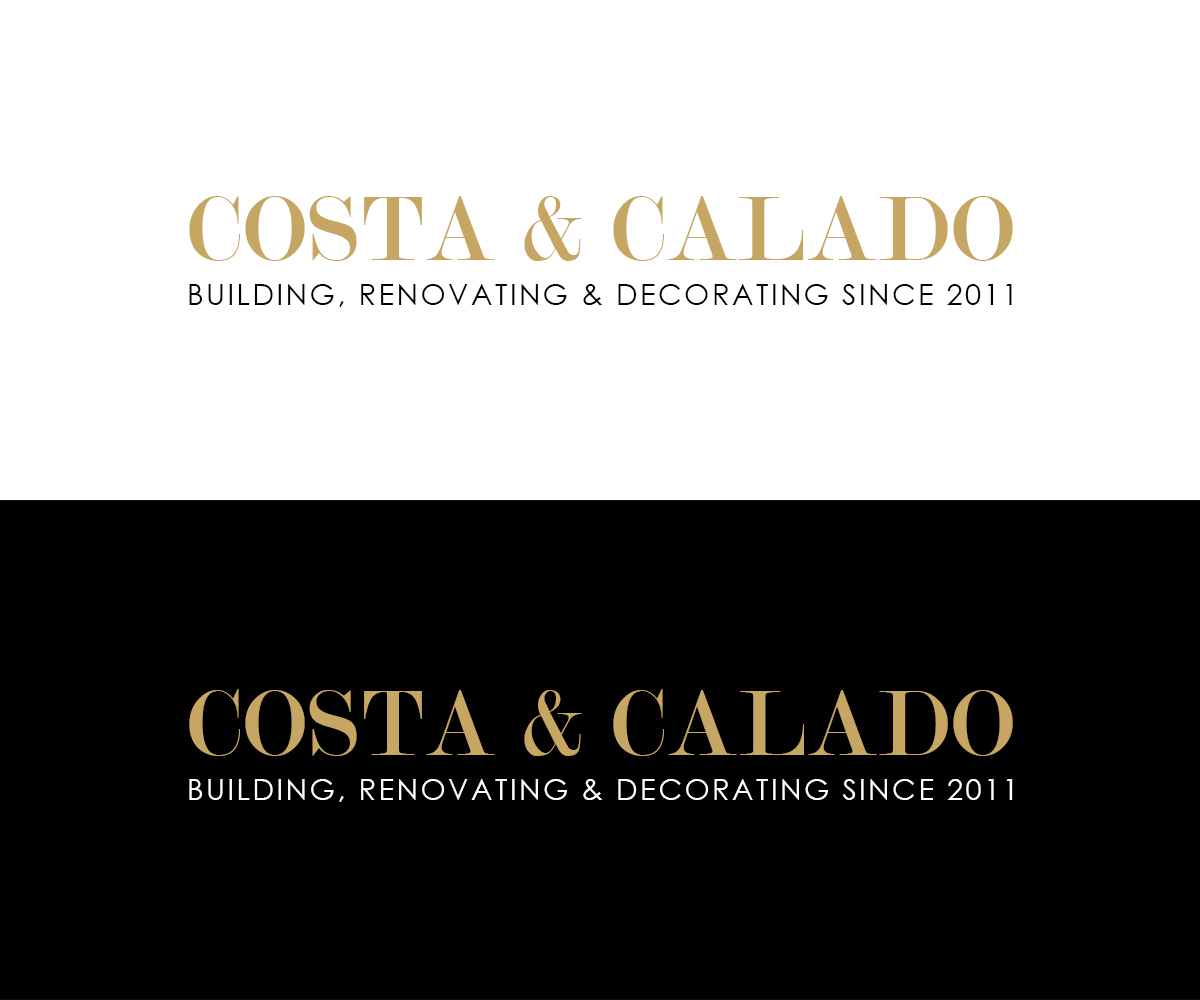 Serious, Traditional Logo Design for Costa & Calado - Building ...